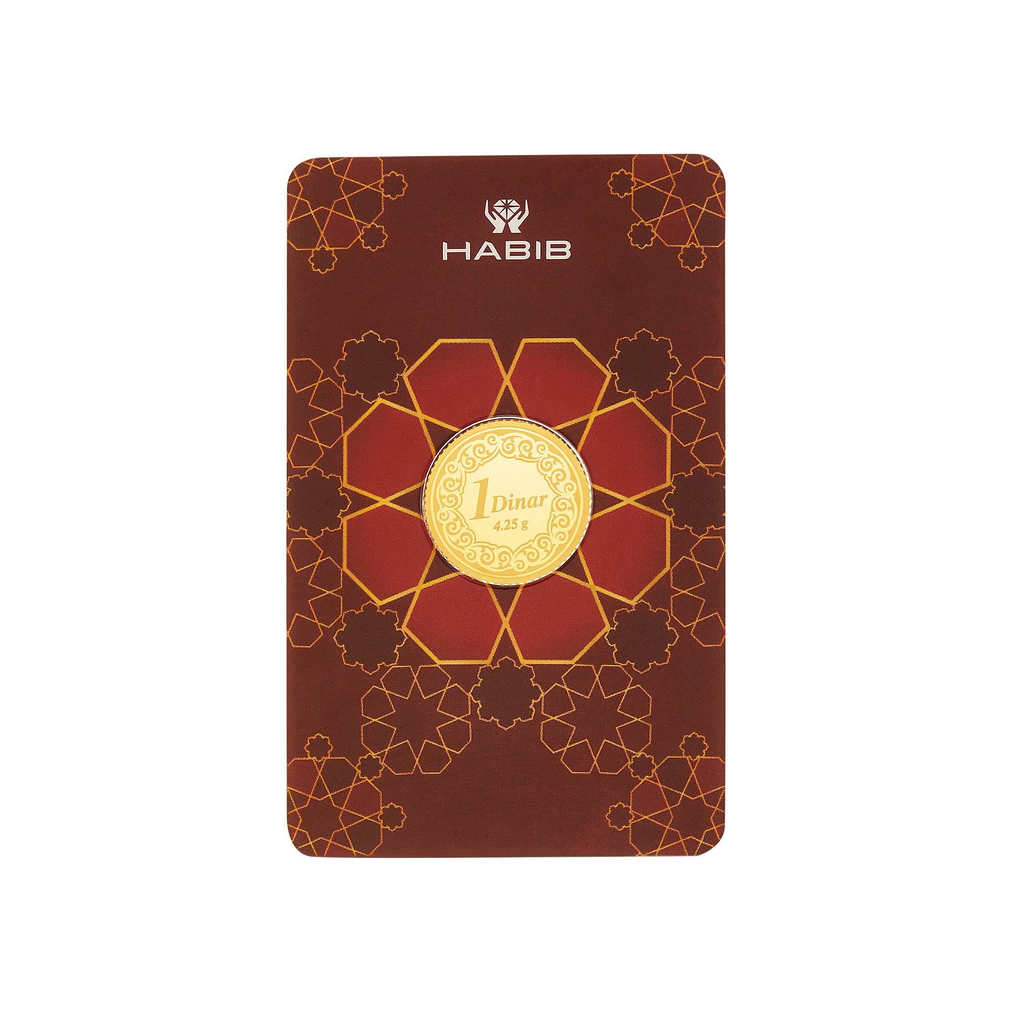 HABIB 1 Dinar 4.25g 999.9 Gold (Red/Teal) - Accredited By London ...