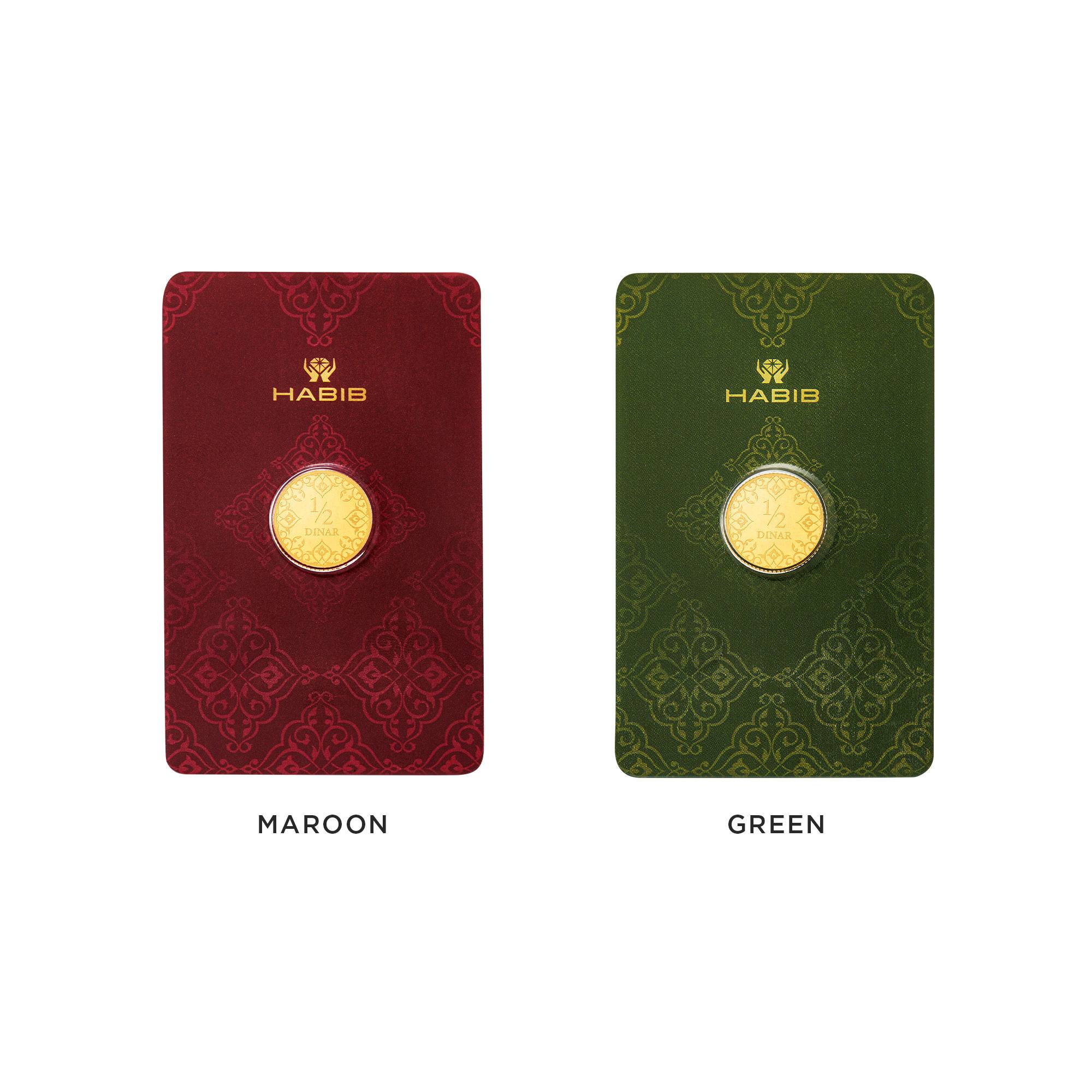 1/2 Dinar 2.125g 999.9 Gold (Rumi) - Accredited By London Bullion ...