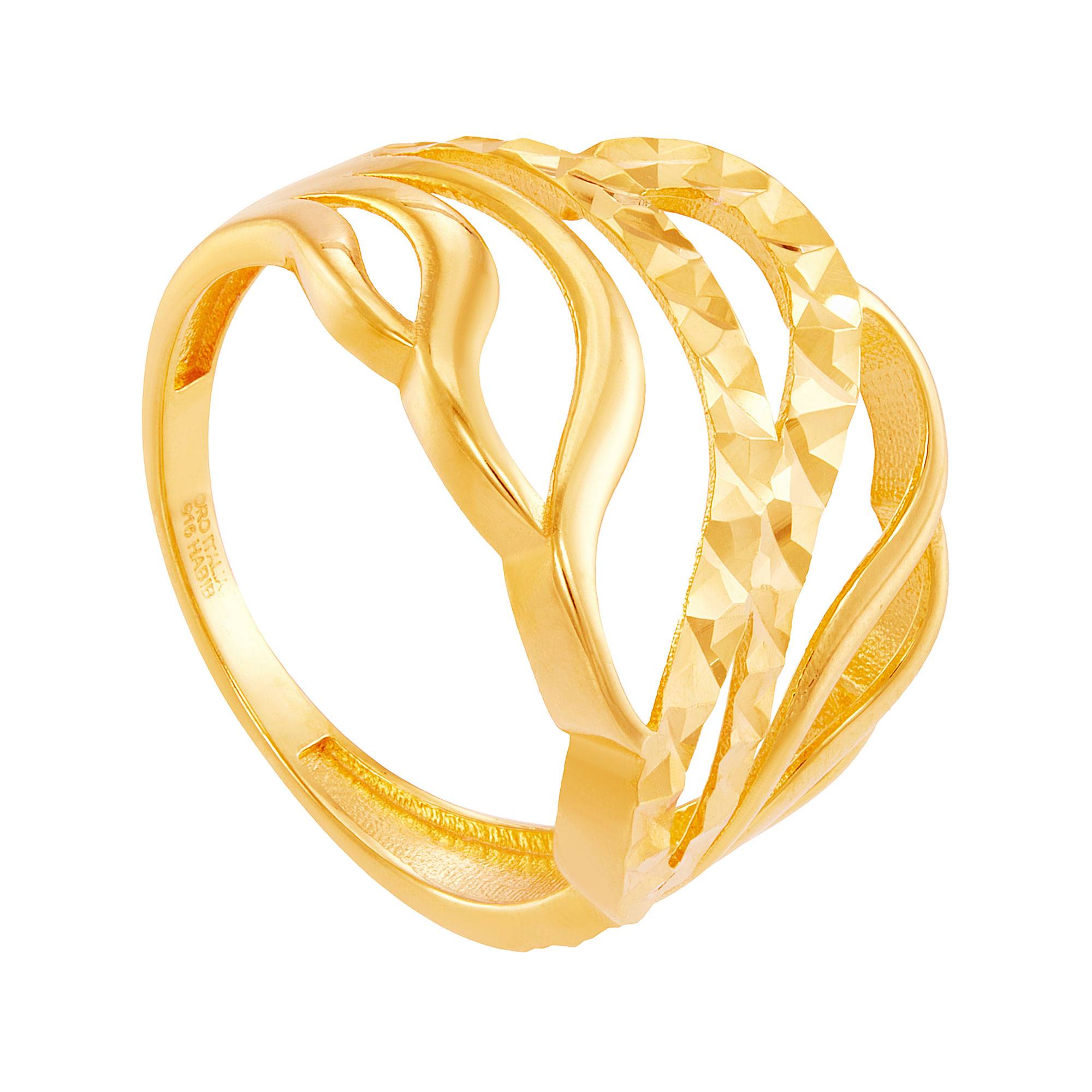 Oro Italia 916 Yellow Gold Ring GR53860124 (22K Gold)