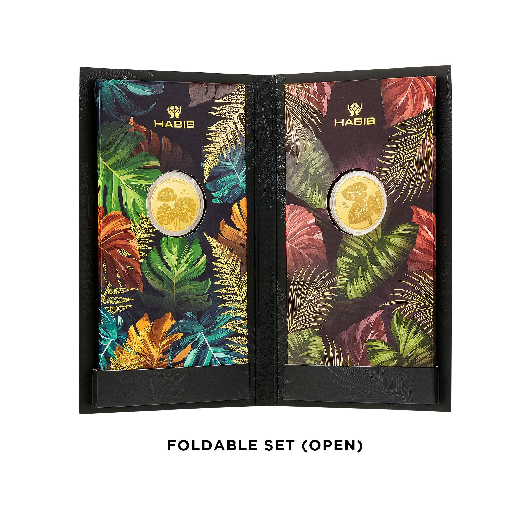 HABIB Tropical Plant Collection | 999.9 Gold Wafer Coin (0.40g)