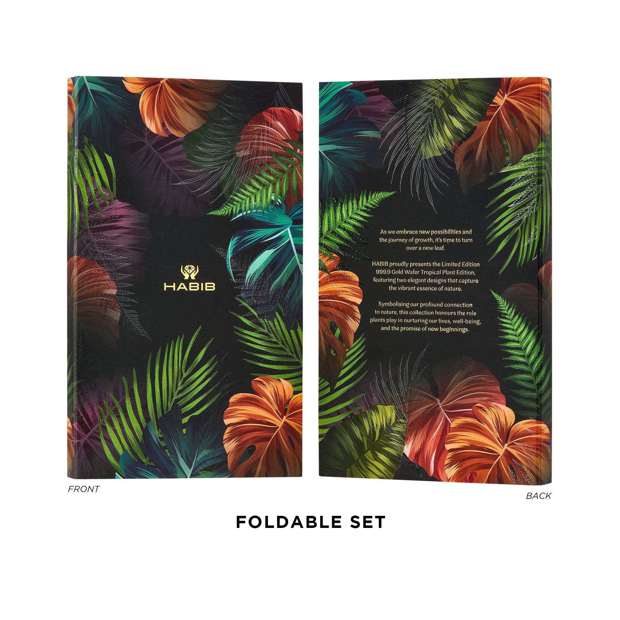 HABIB Tropical Plant Collection | 999.9 Gold Wafer Coin (0.40g)