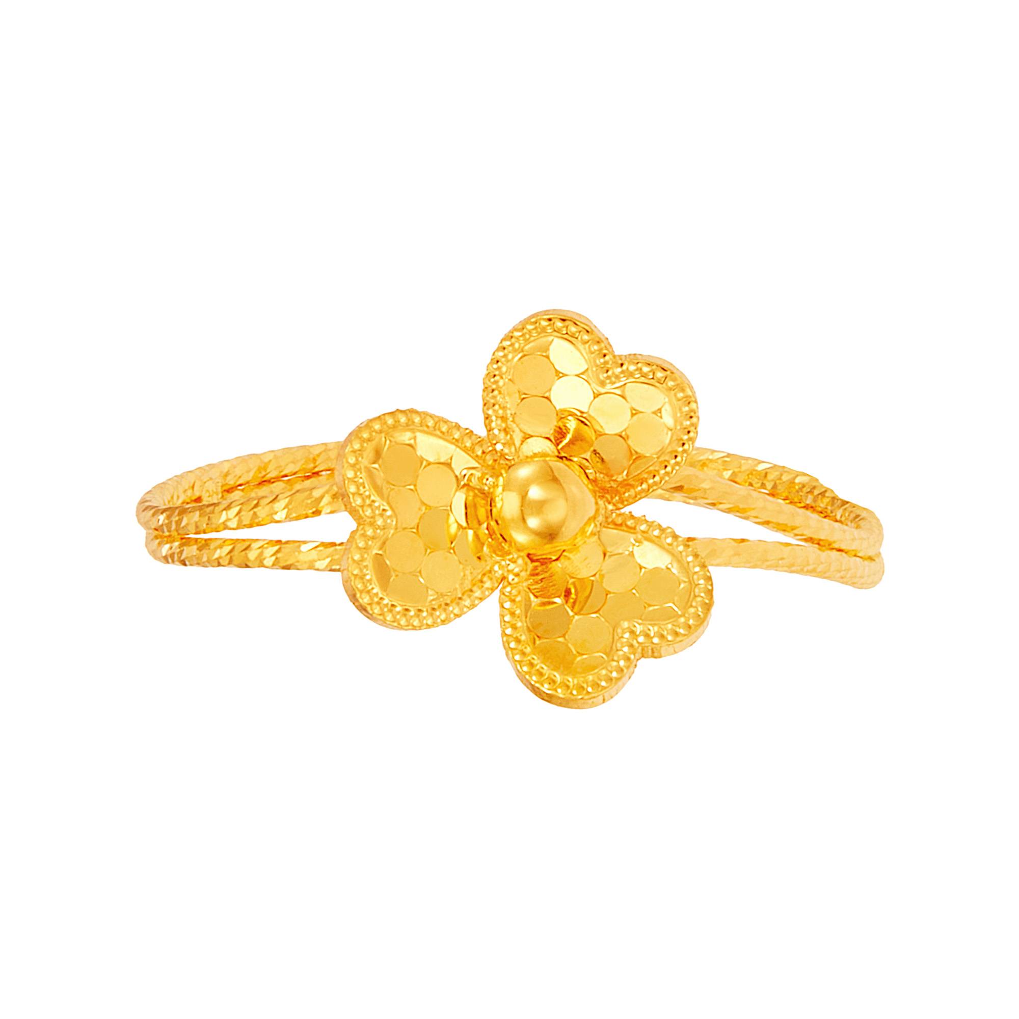 999/24K Yellow Gold Ring 9GR00261024