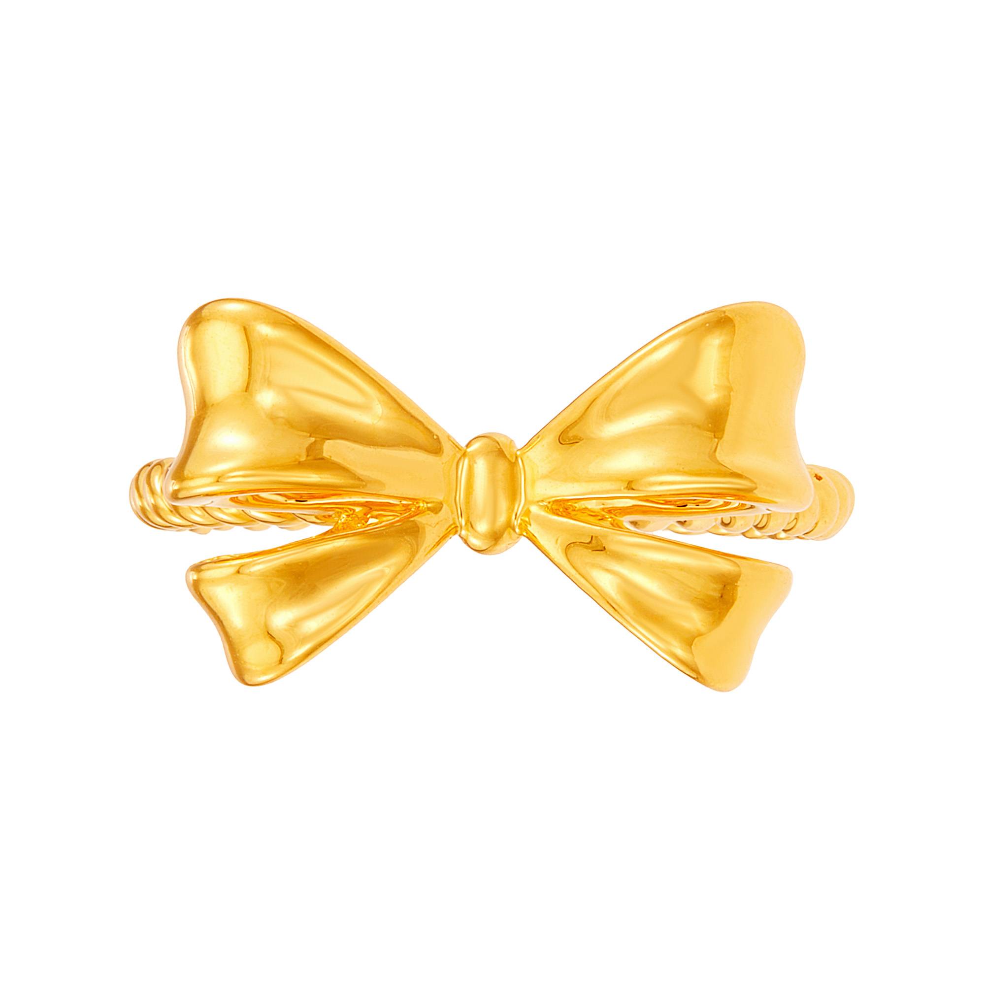 999/24K Yellow Gold Ring (Ribbon) 9GR00561224