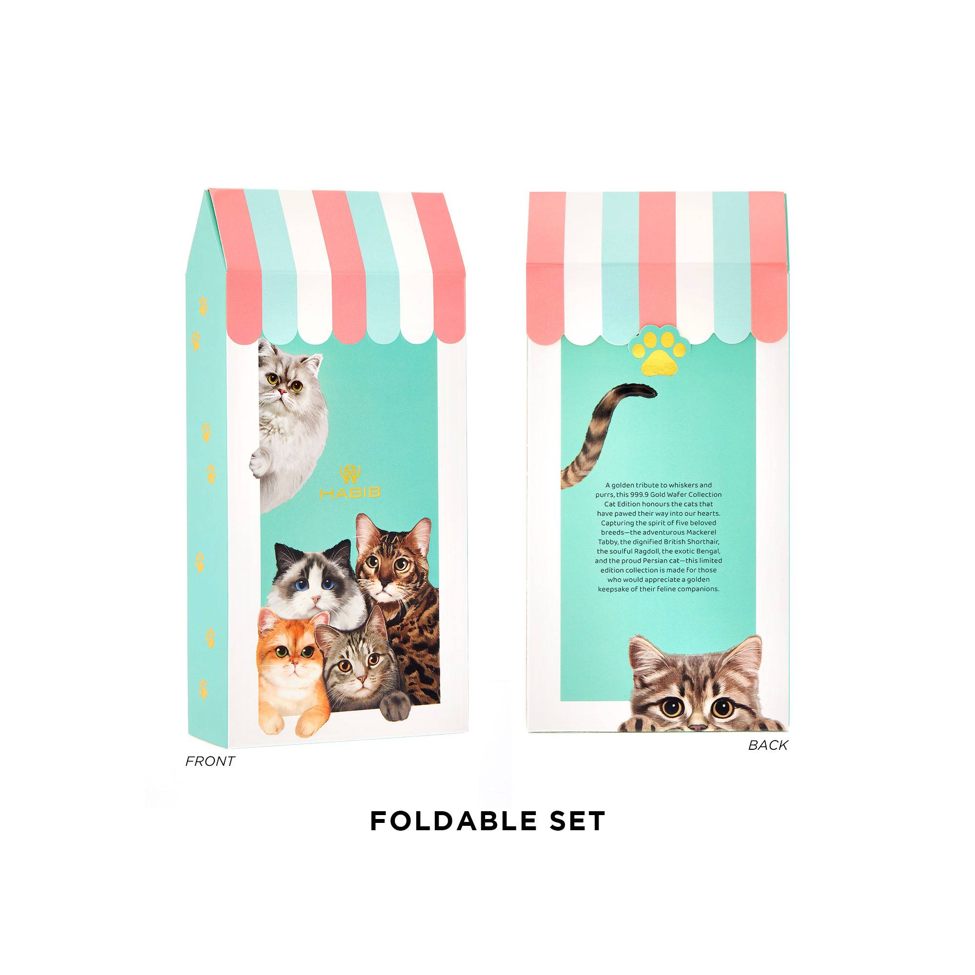 Cat Collection | 999.9 Gold Wafer (0.20-1.00g)