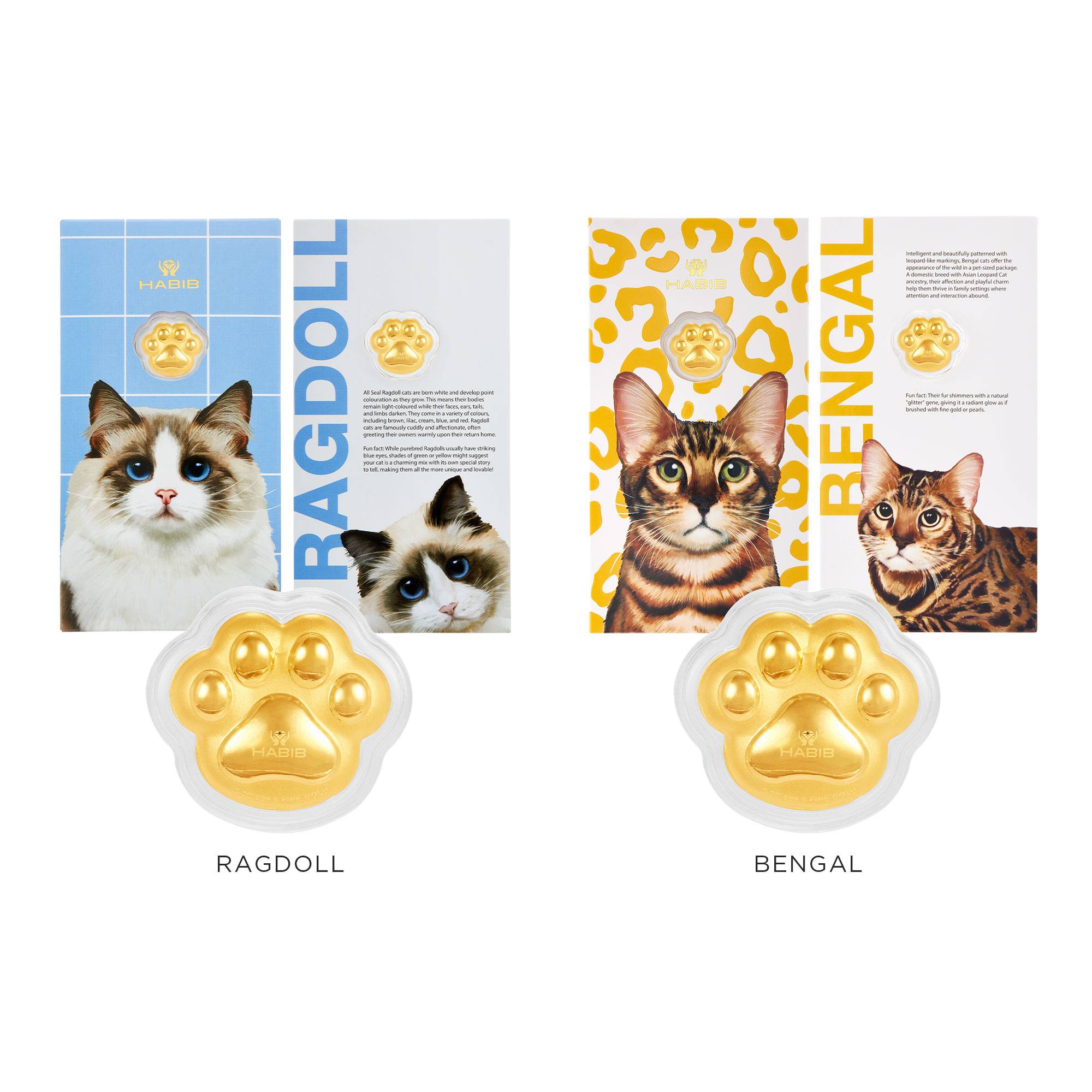 Cat Collection | 999.9 Gold Wafer (0.20-1.00g)