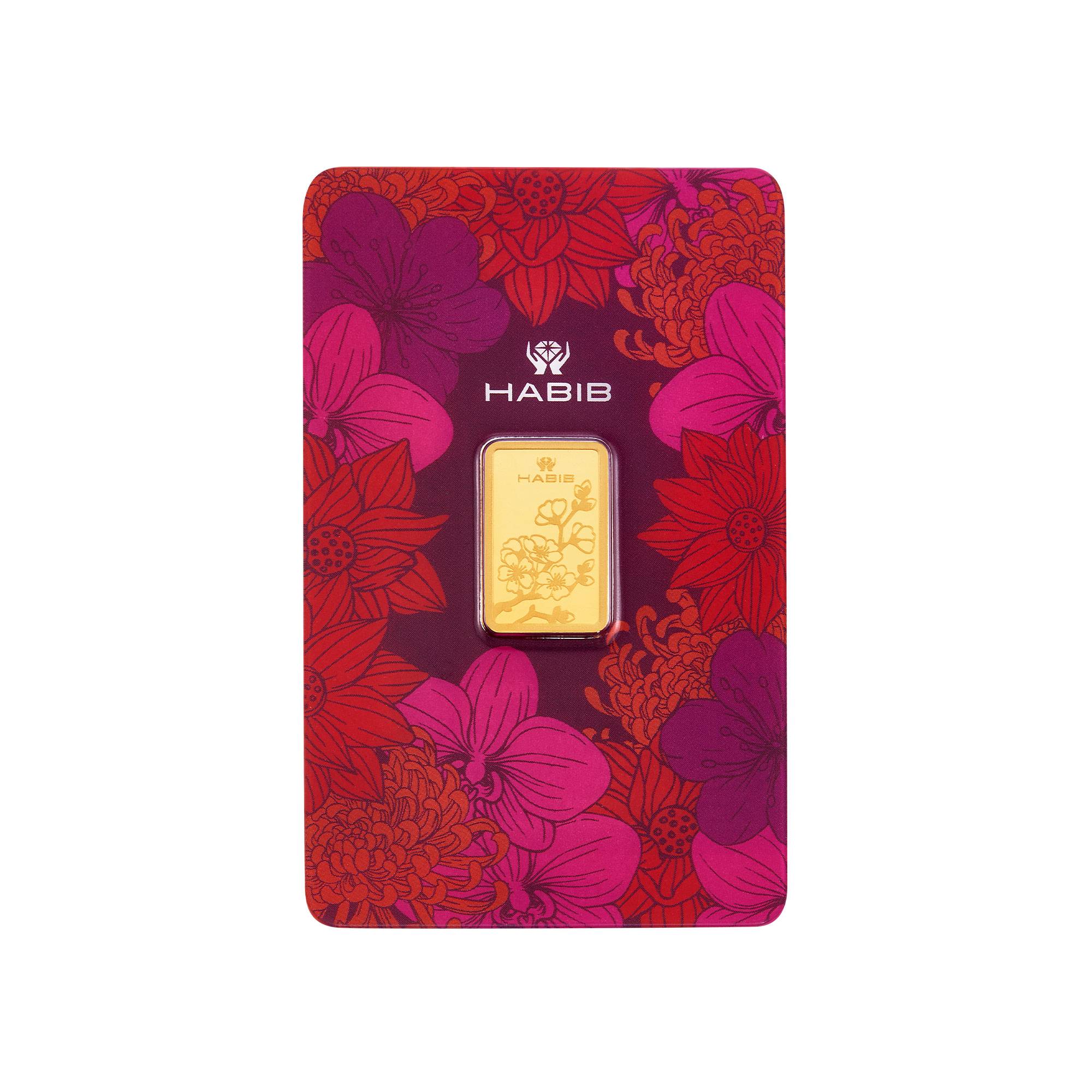 HABIB 2.5g 999.9 Gold Bar (Four Seasons) - Accredited By London Bullion ...