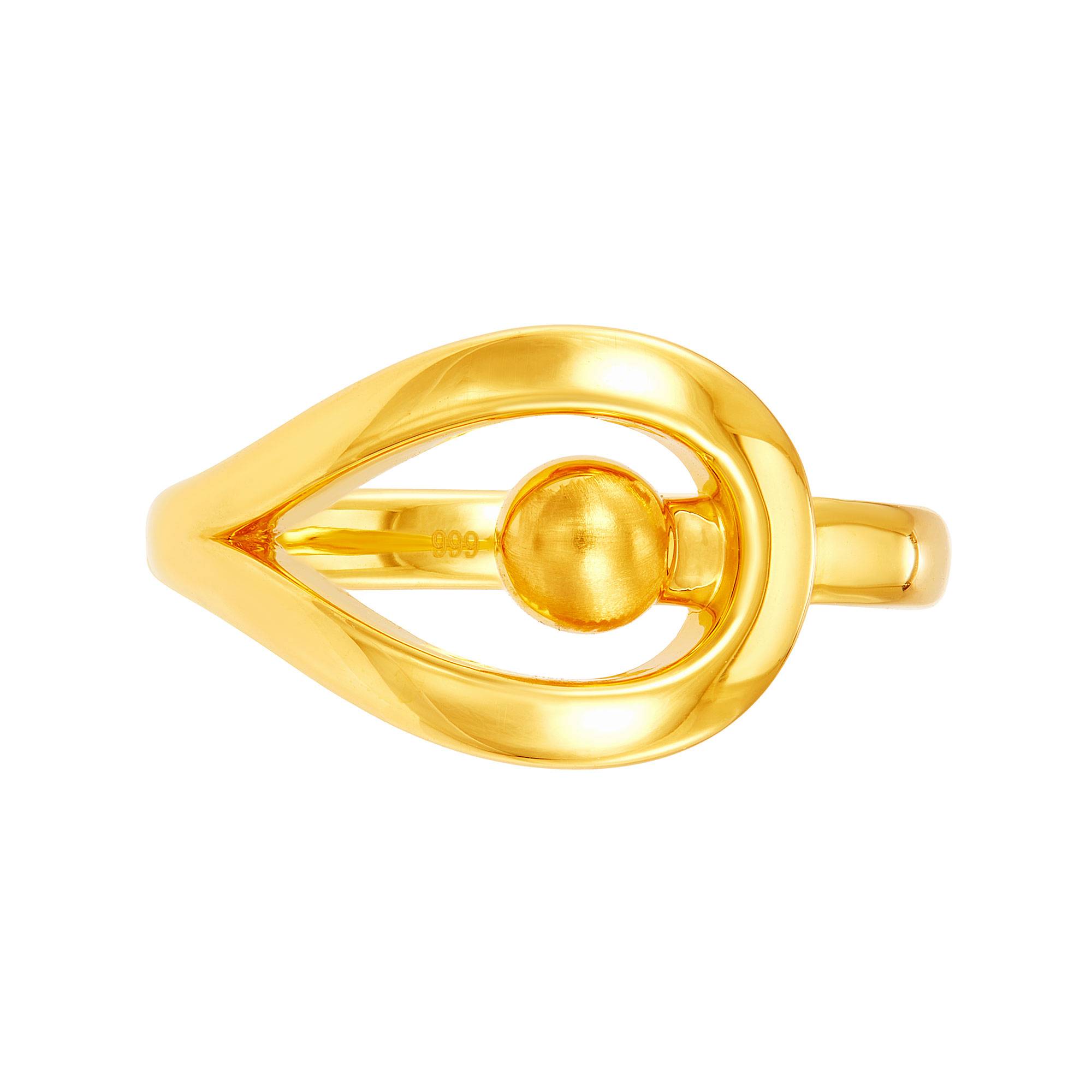 999/24K Yellow Gold Ring 9GR00541224