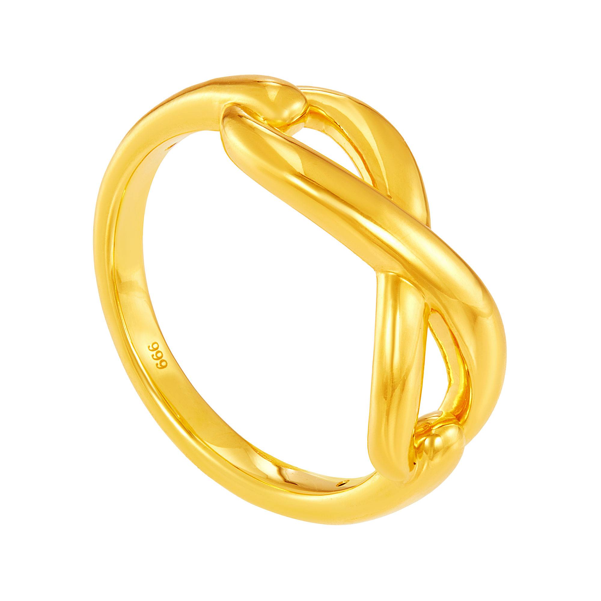 999/24K Yellow Gold Ring 9GR00531224