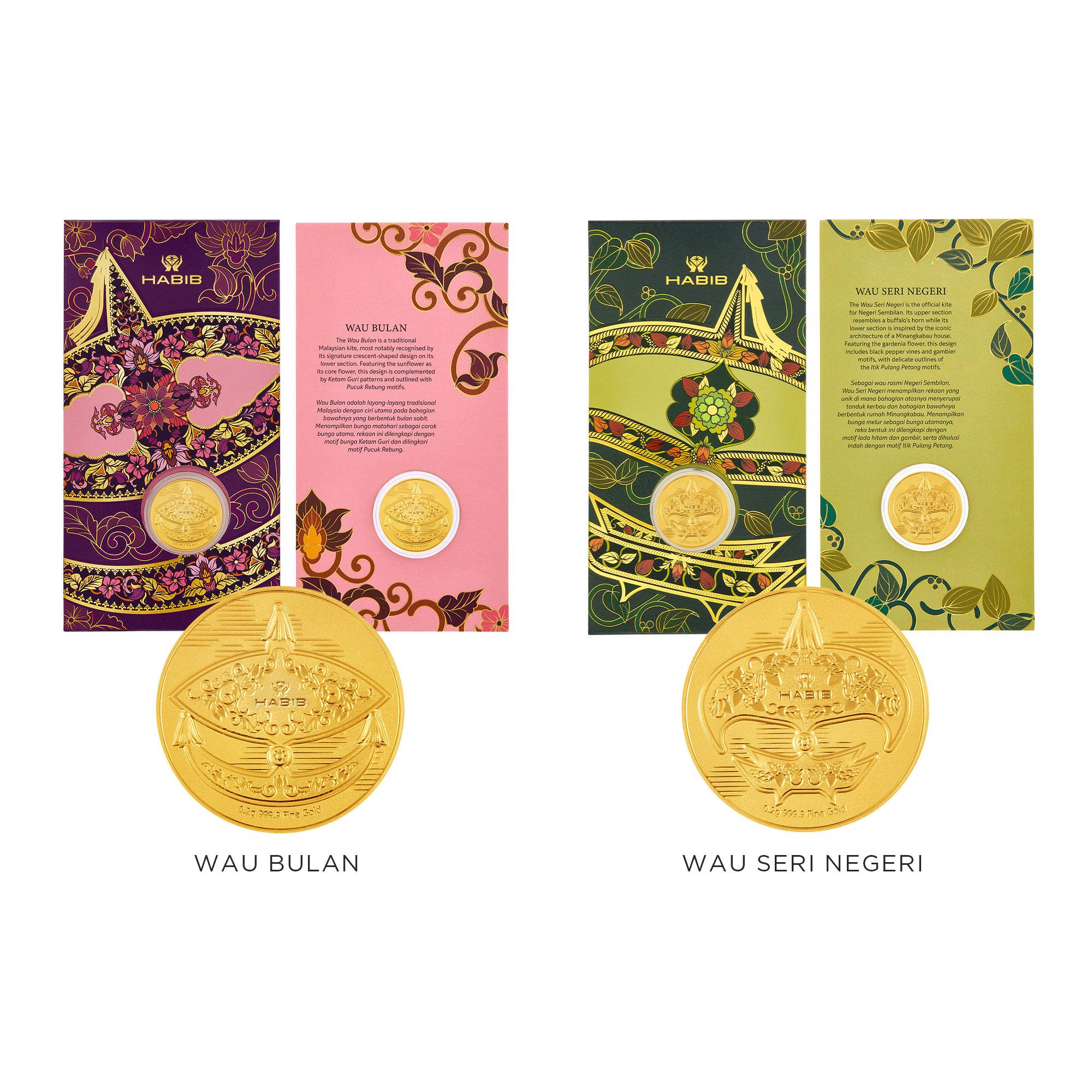 HABIB Wau Collection | 999.9 Gold Wafer (0.20 - 1.00g)
