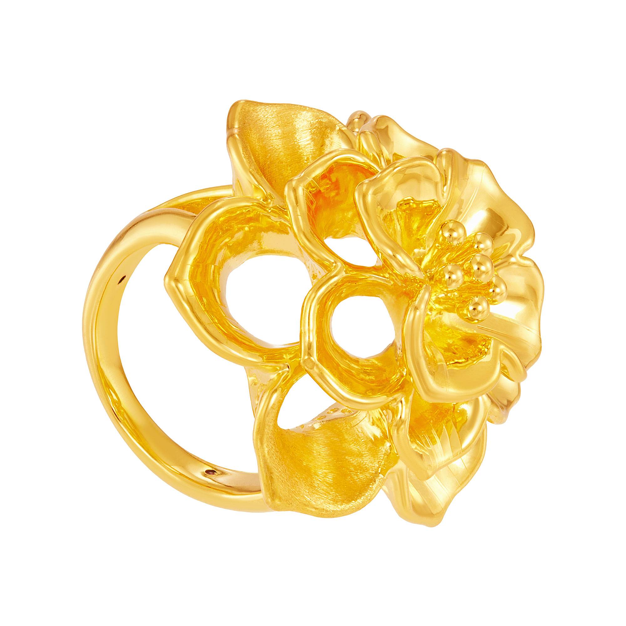 999/24K Yellow Gold Ring 9GR00631224