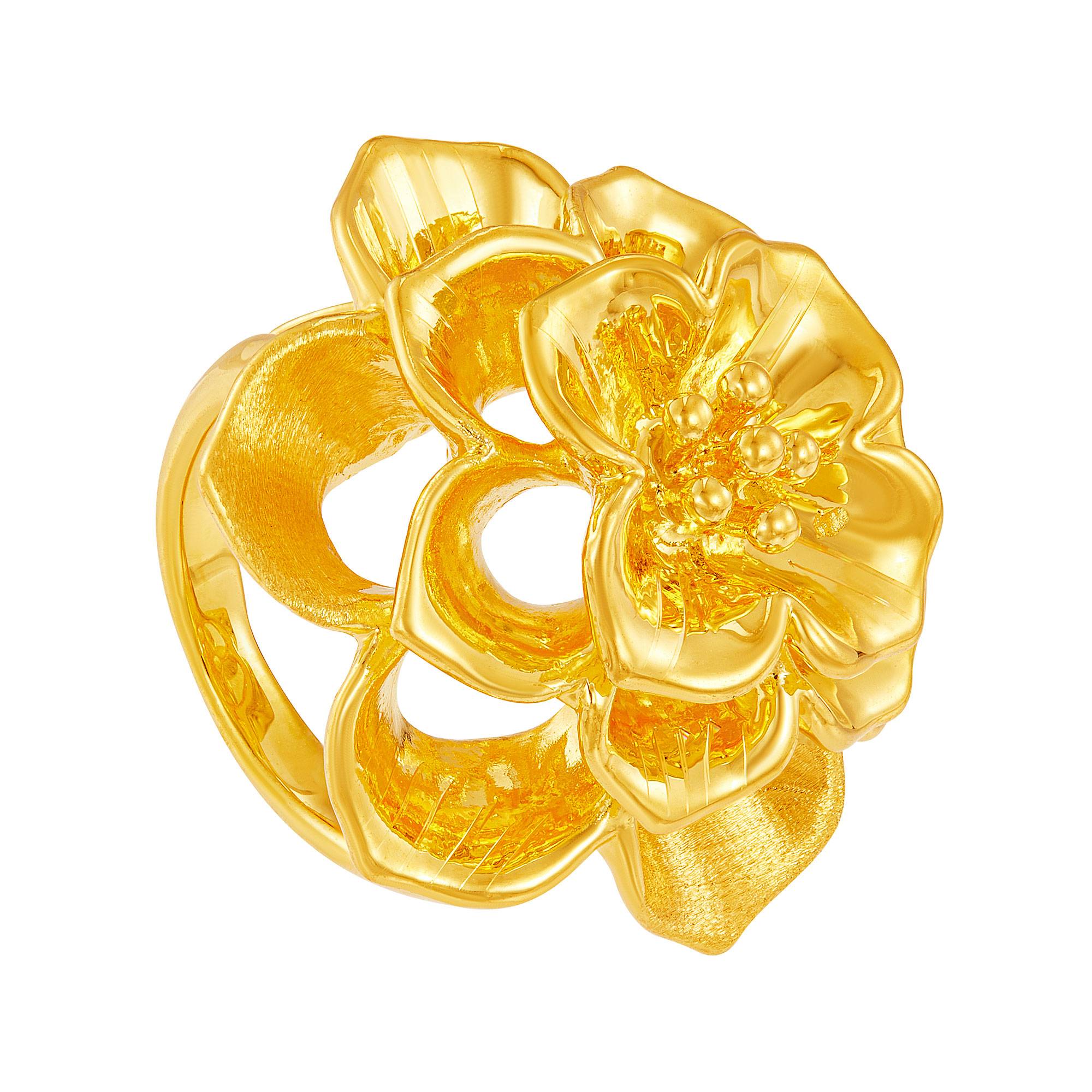 999/24K Yellow Gold Ring 9GR00631224