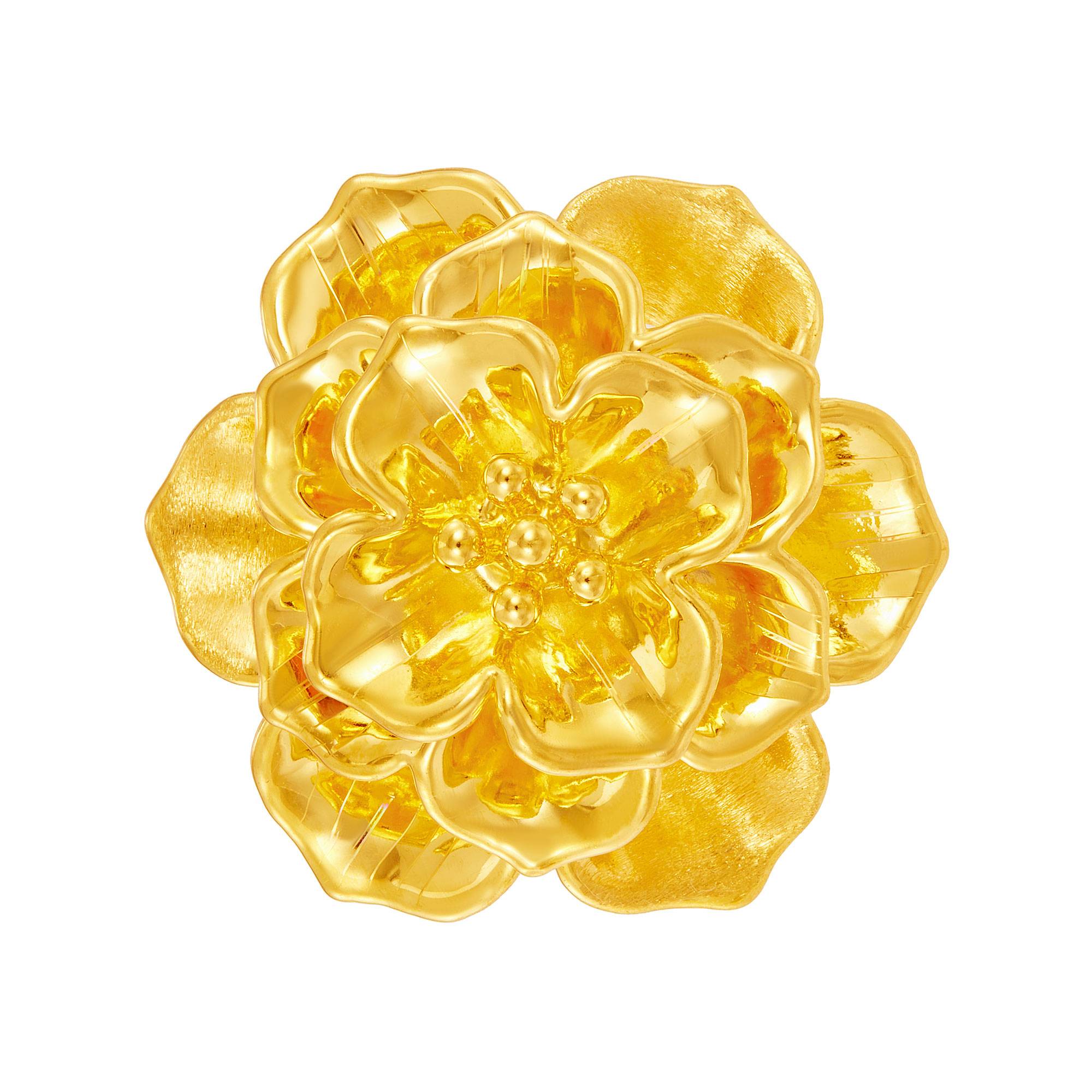 999/24K Yellow Gold Ring 9GR00631224