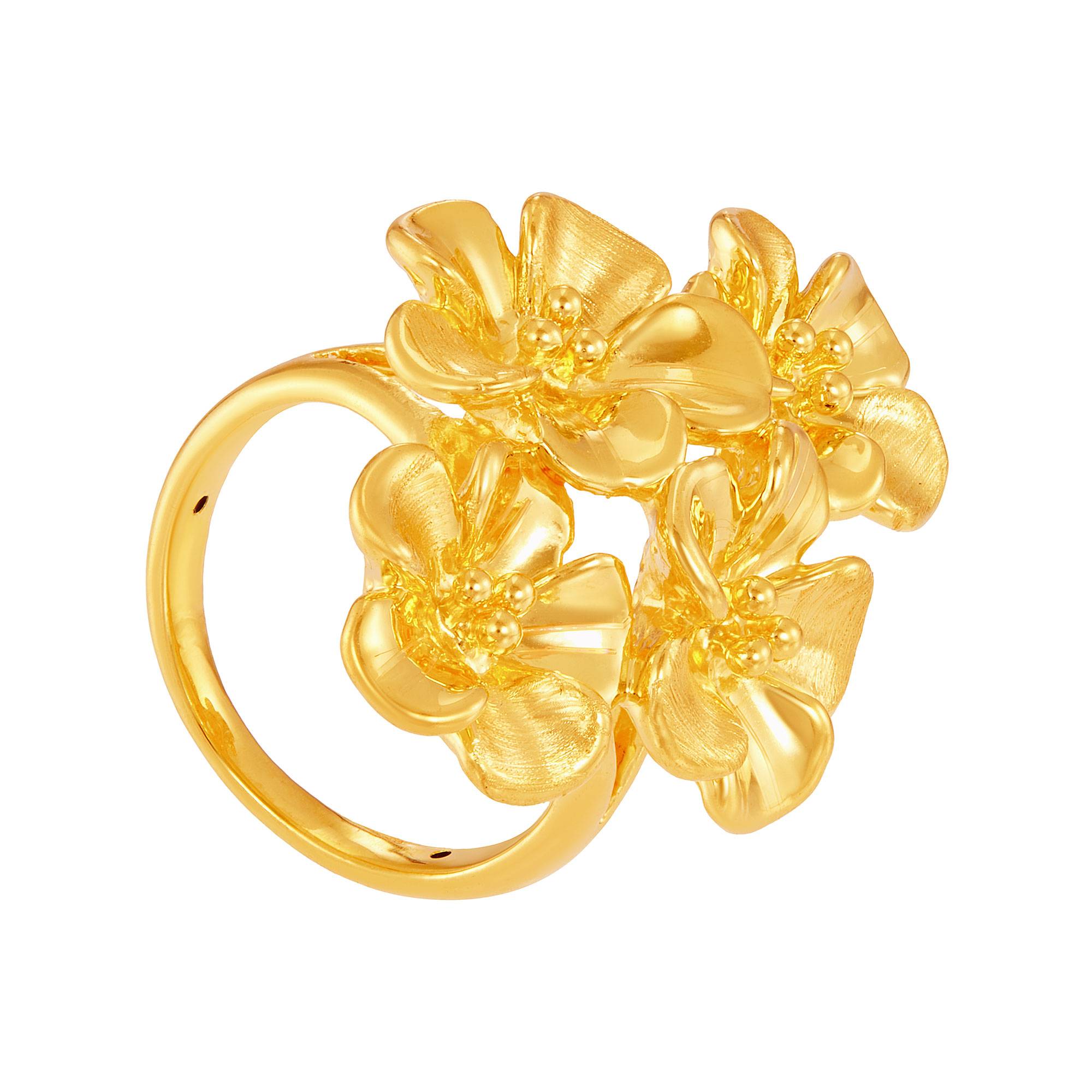 999/24K Yellow Gold Ring 9GR00641224