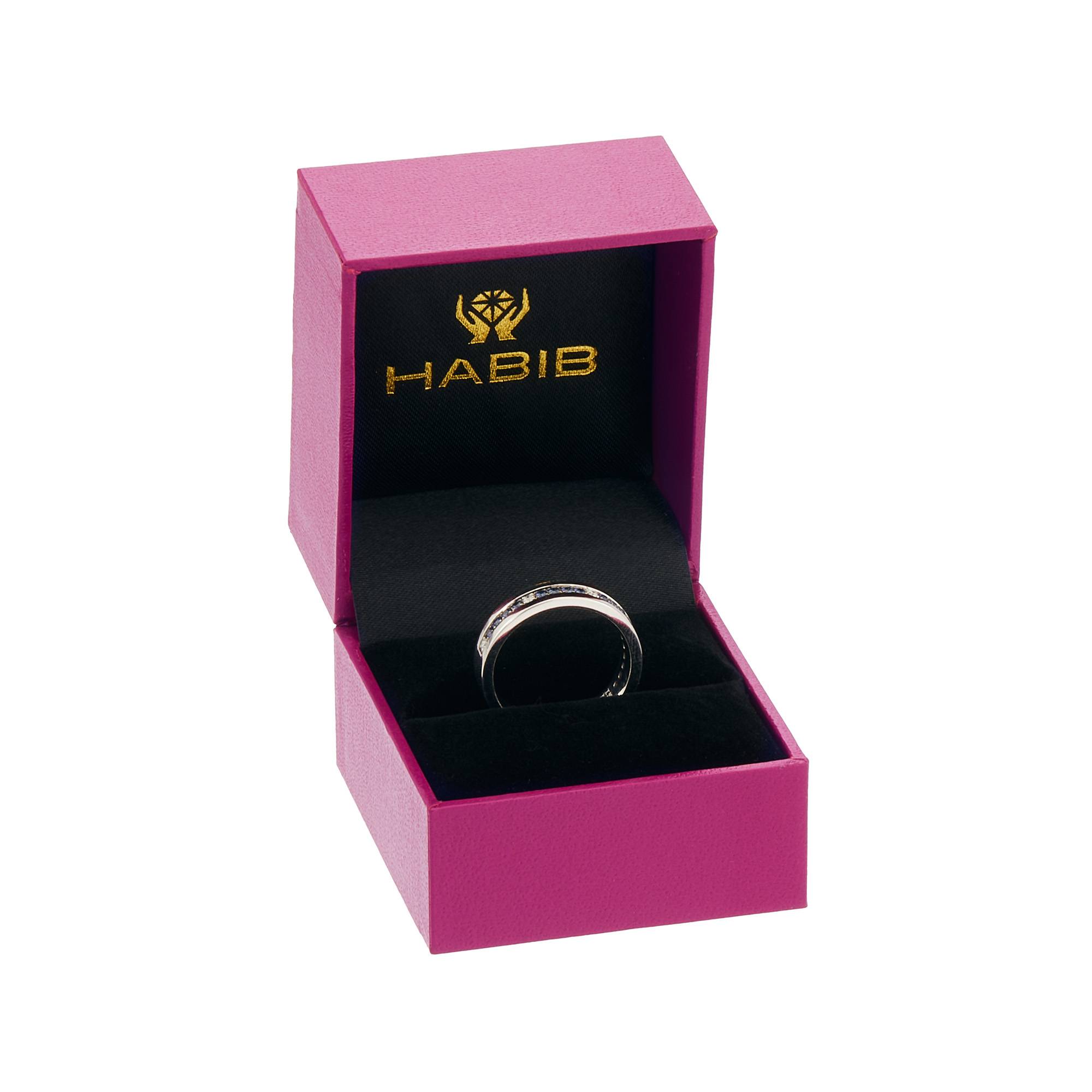 Blue Sapphire and Diamond Men's Ring in 925 Silver Palladium 270651024 ...