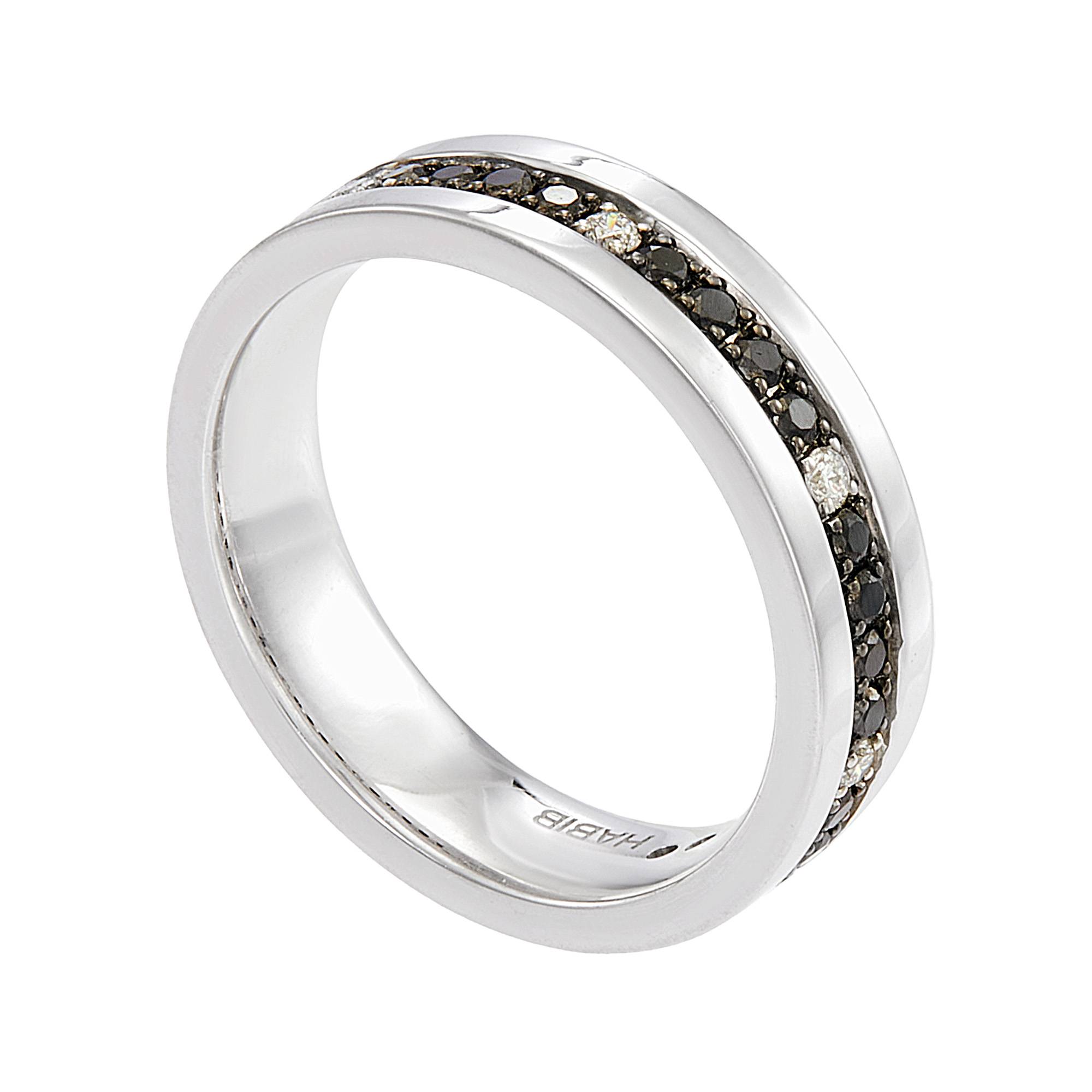 Black Diamond Men's Ring in 925 Silver Palladium 270651024(PLD)-BLK