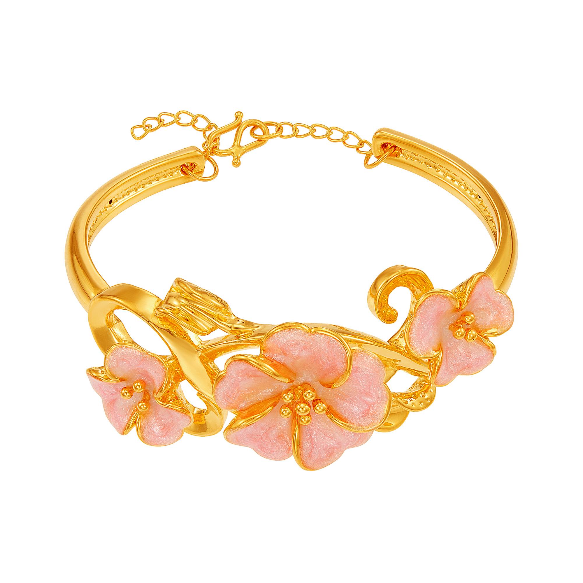 999/24K Yellow Gold Bangle 9GB00081224