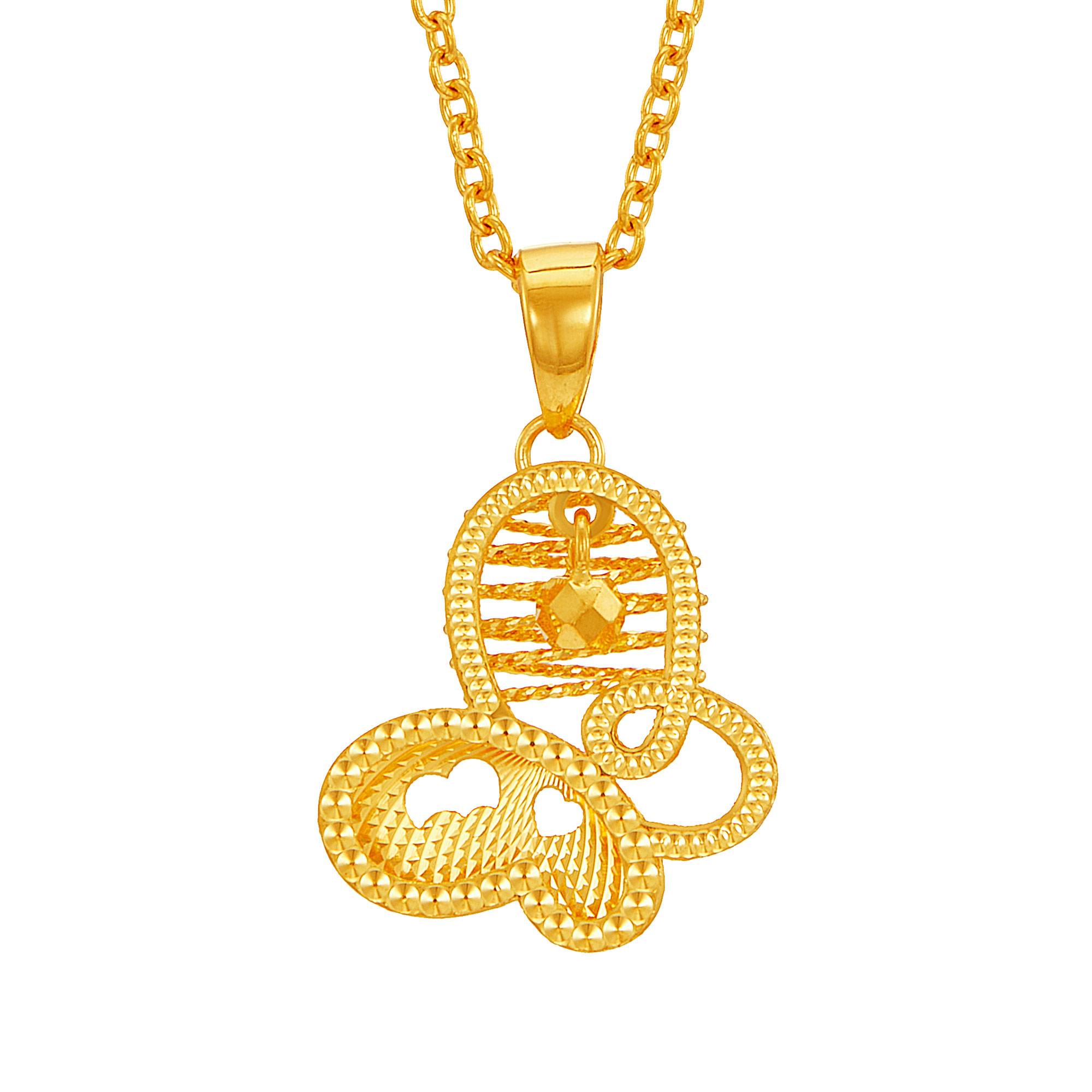 999/24K Yellow Gold Pendant 9GP00381224