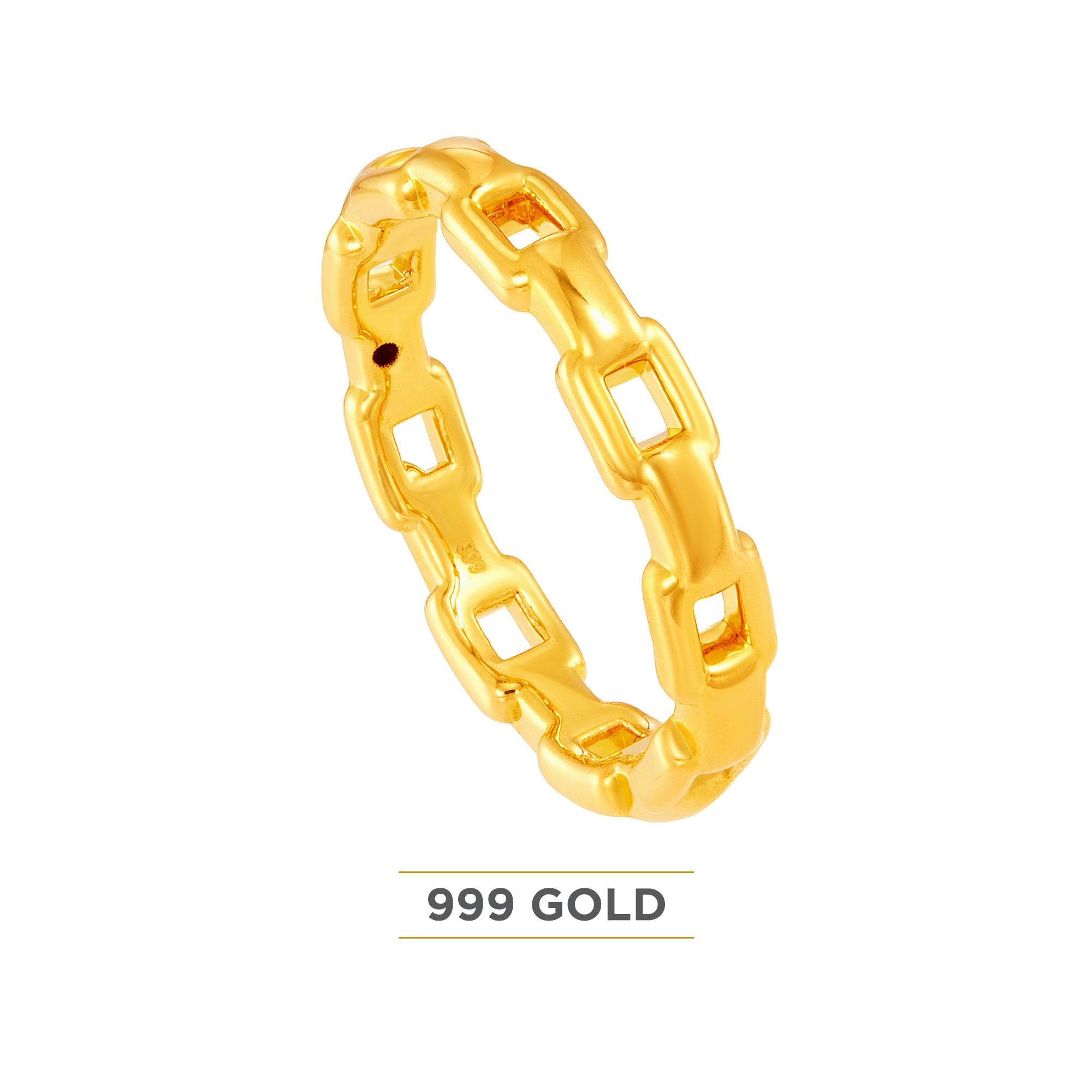 999/24K Yellow Gold Ring 9GR00700125