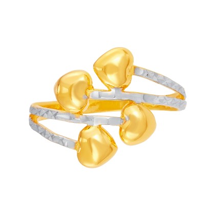 916/22K Yellow and White Gold Ring R28061224