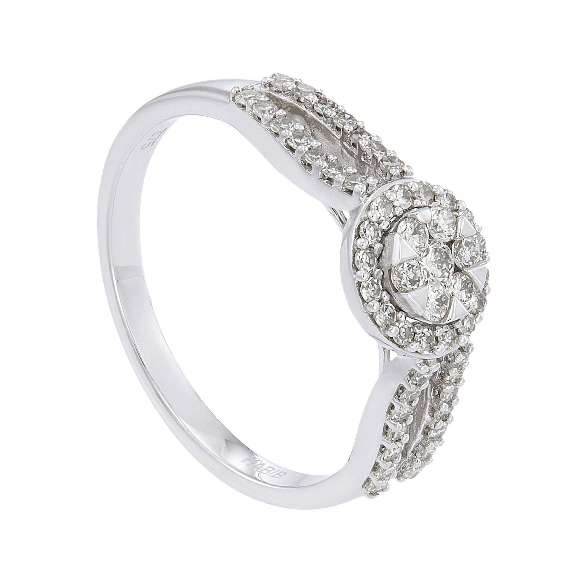 Diamond Ring in 375/9K White Gold 271531224