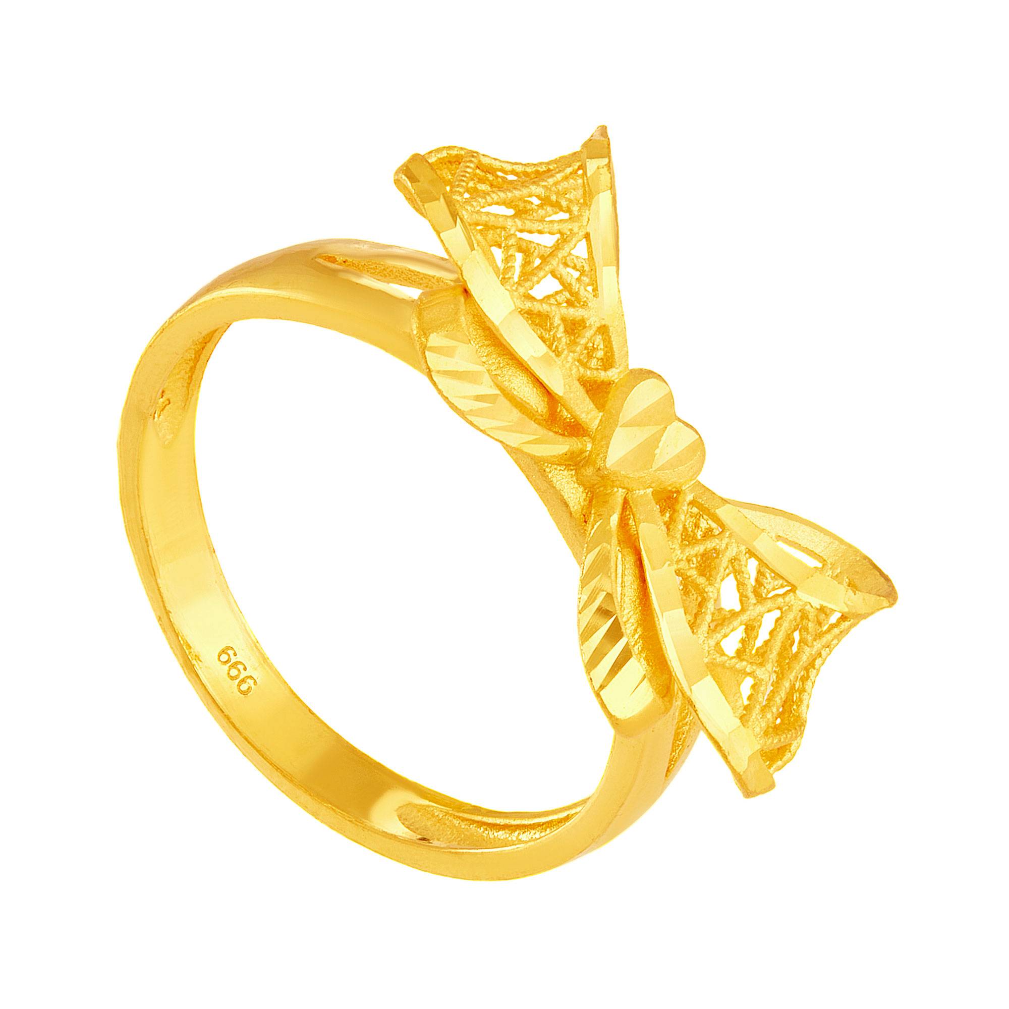 999/24K Yellow Gold Ring 9GR00800325