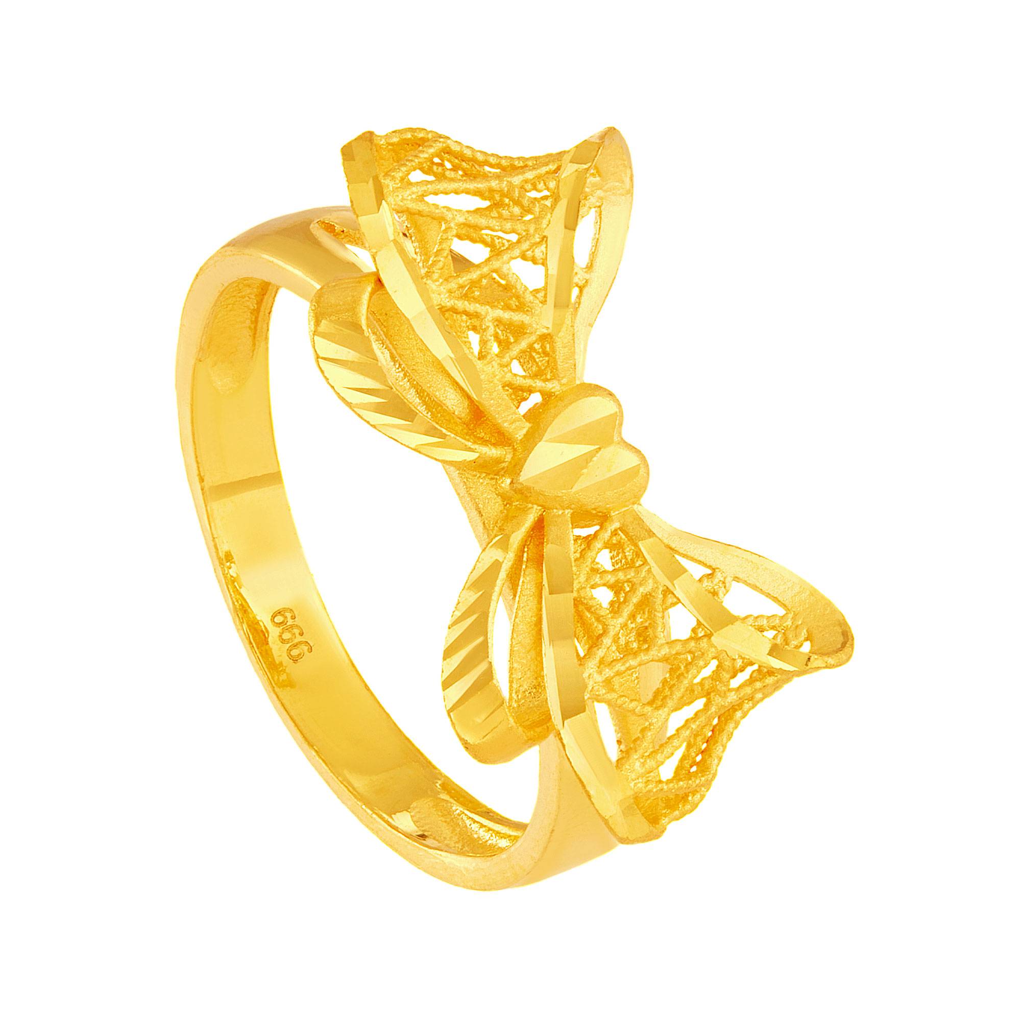 999/24K Yellow Gold Ring 9GR00800325