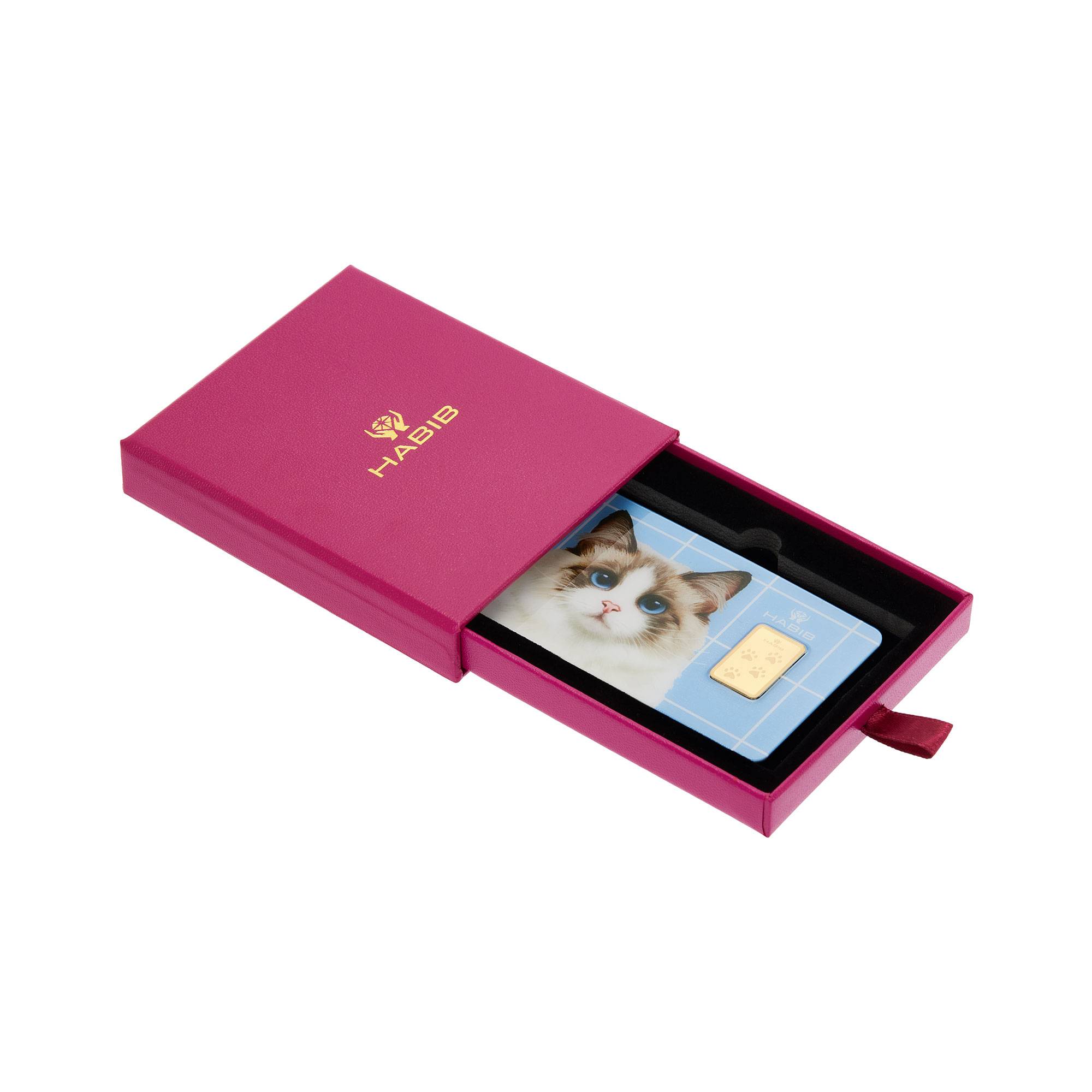 HABIB 2.5g 999.9 Gold Bar (Cat) - Manufactured By LBMA Goods Delivery ...