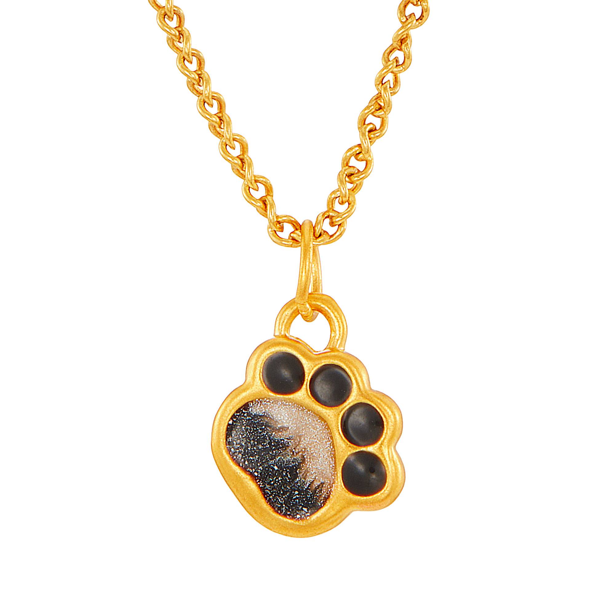 999/24K Yellow Gold Pendant (Paw) 9GP012
