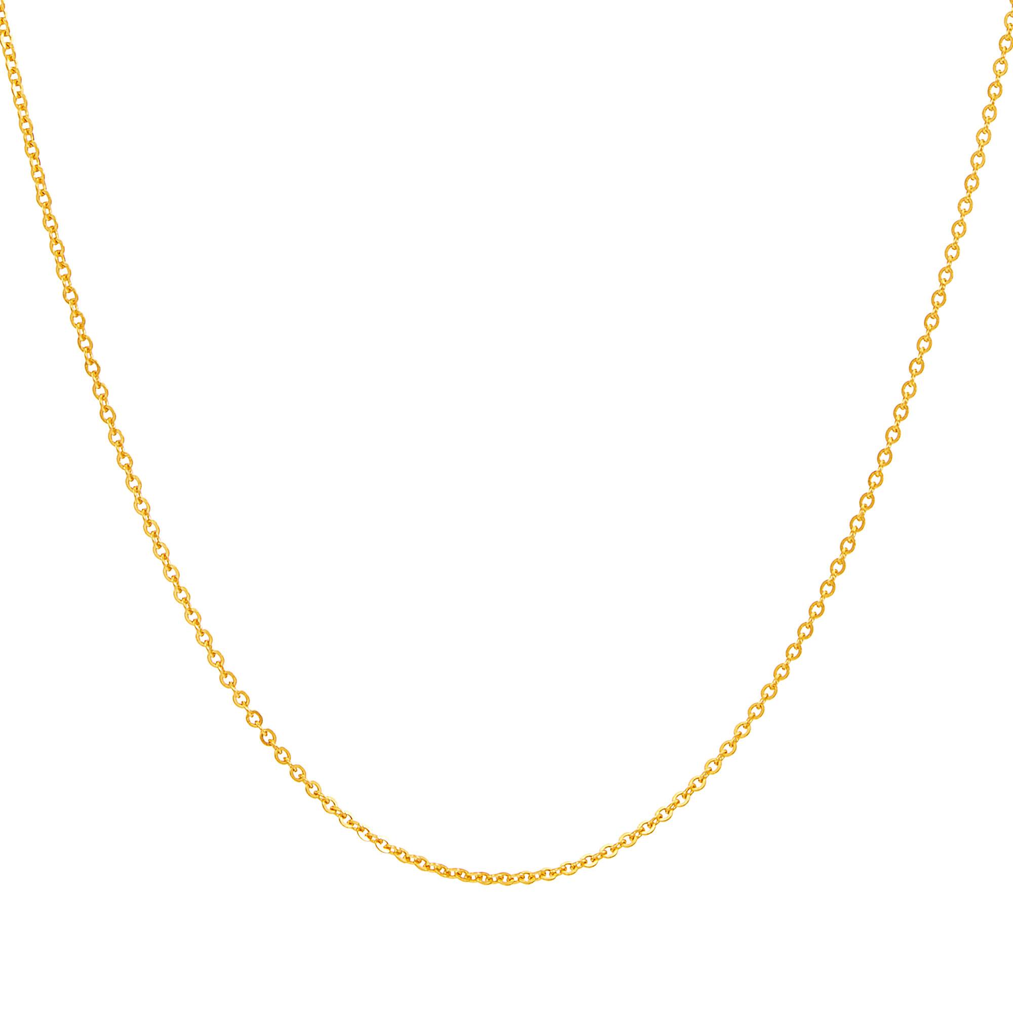 999/24K Yellow Gold Necklace CNDT0524(MSN08)