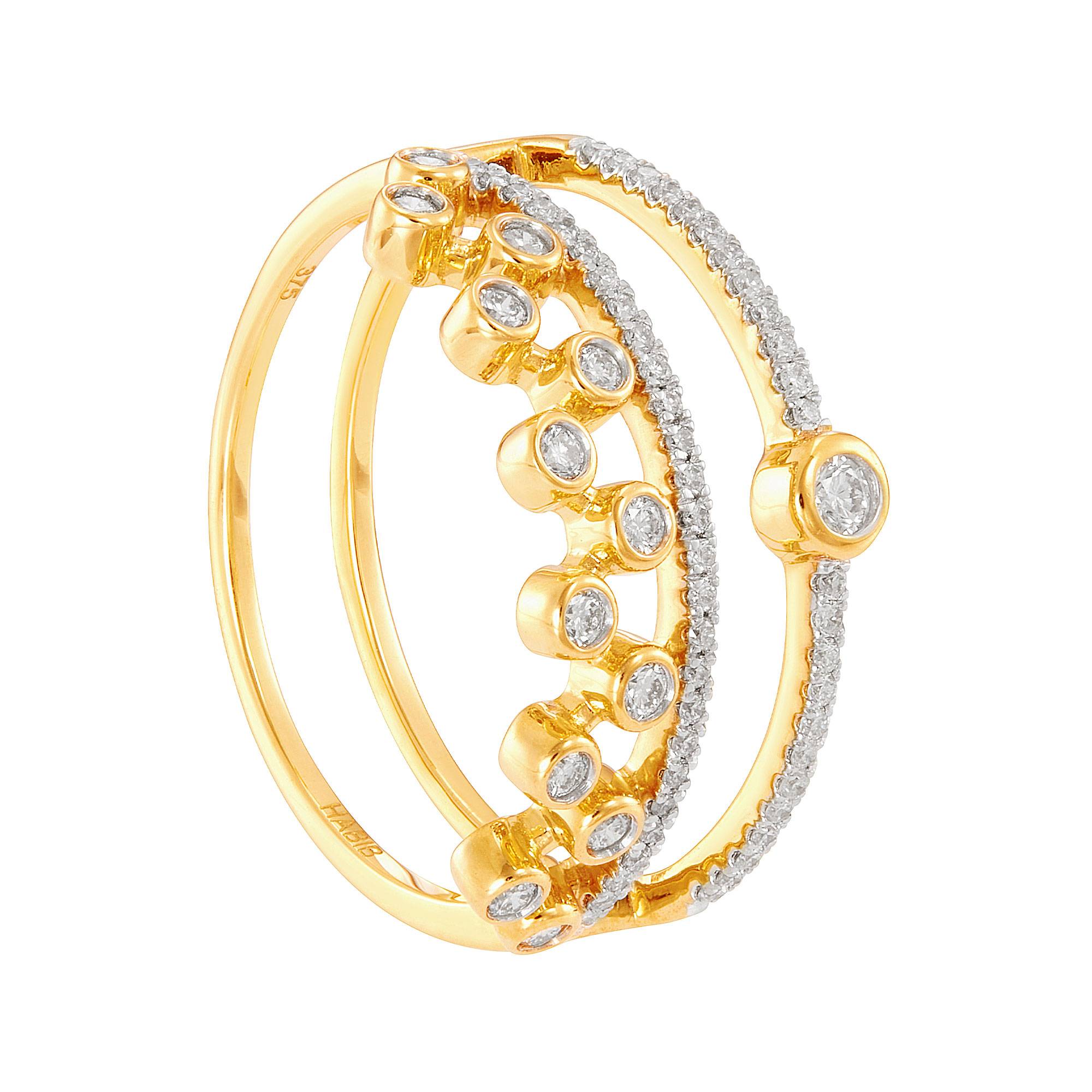 Diamond Ring in 375/9K Yellow Gold 271021124