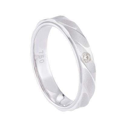 Diamond Ring in 750/18K White Gold A0321-A