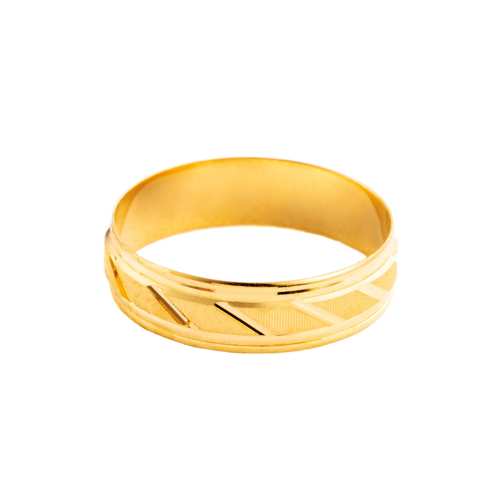 Haza Yellow Gold Ring, 916 Gold R818(LI)