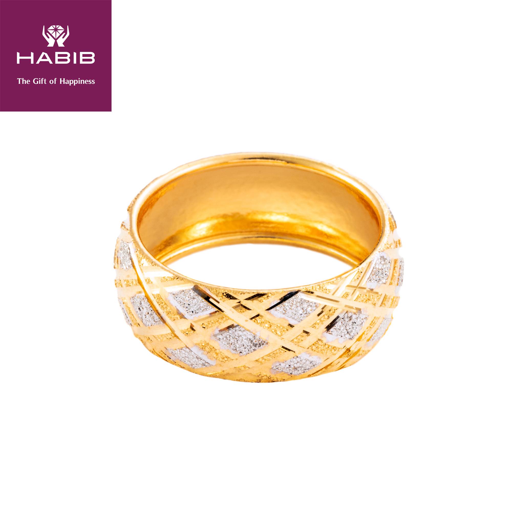 HABIB Indulge White and Yellow Gold, 916 Gold