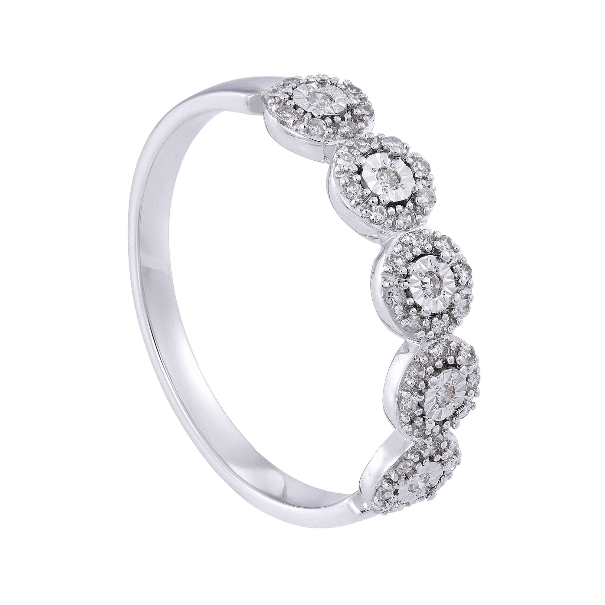 Blingtastic White Gold Diamond Ring | HABIB Jewels
