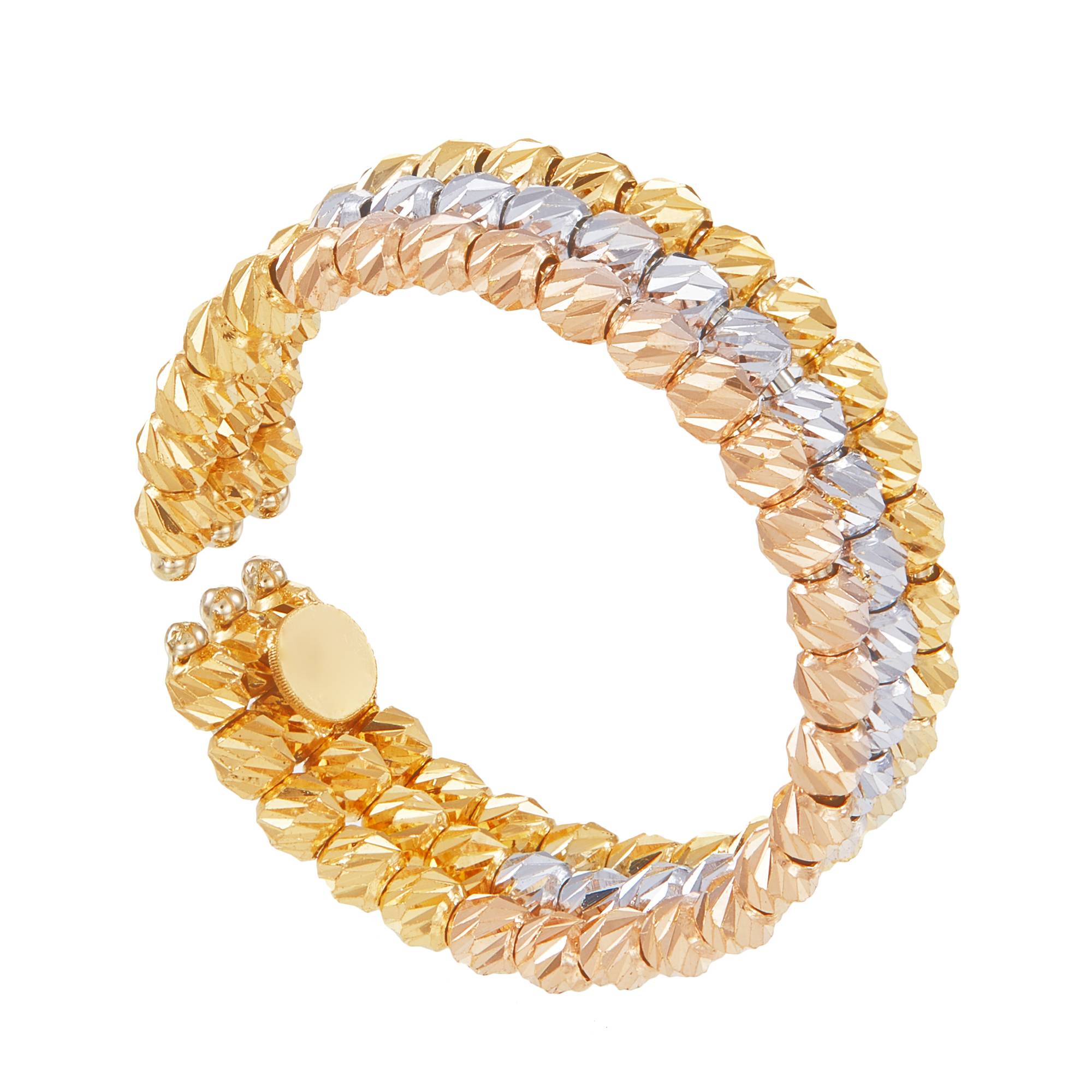 STELLA | Oro Italia 916 White, Yellow and Rose Gold Ring GR4385-TI (22K ...