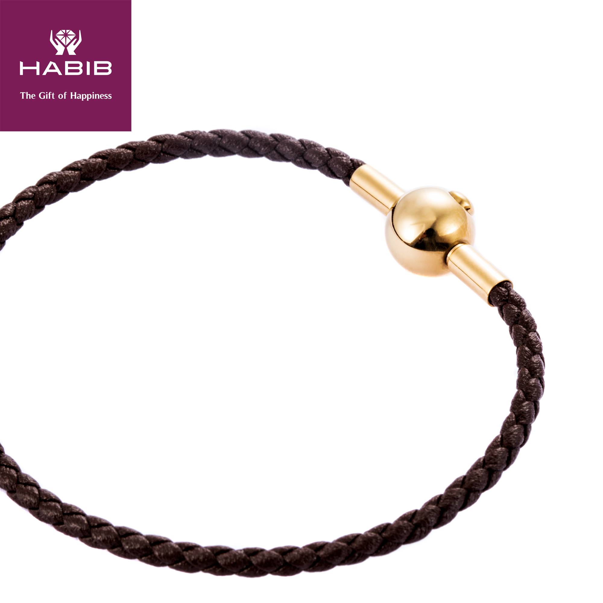 HABIB Dark Brown Brass Bracelet
