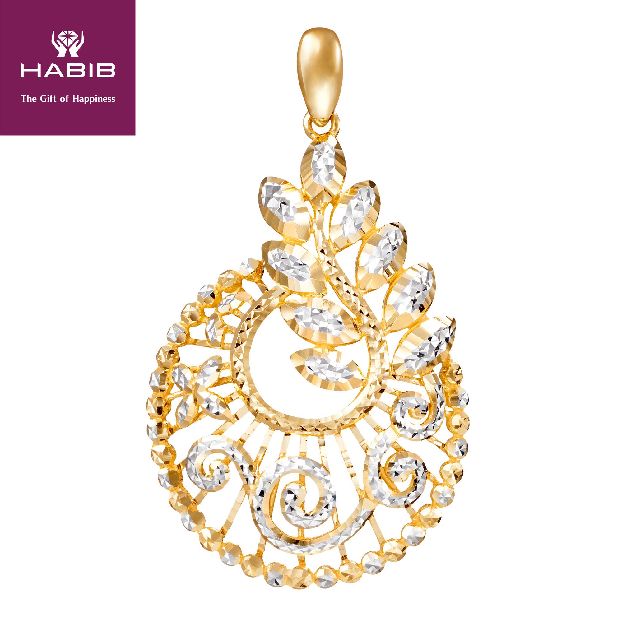 HABIB Zulla Gold Pendant, 916 Gold (9.77G)