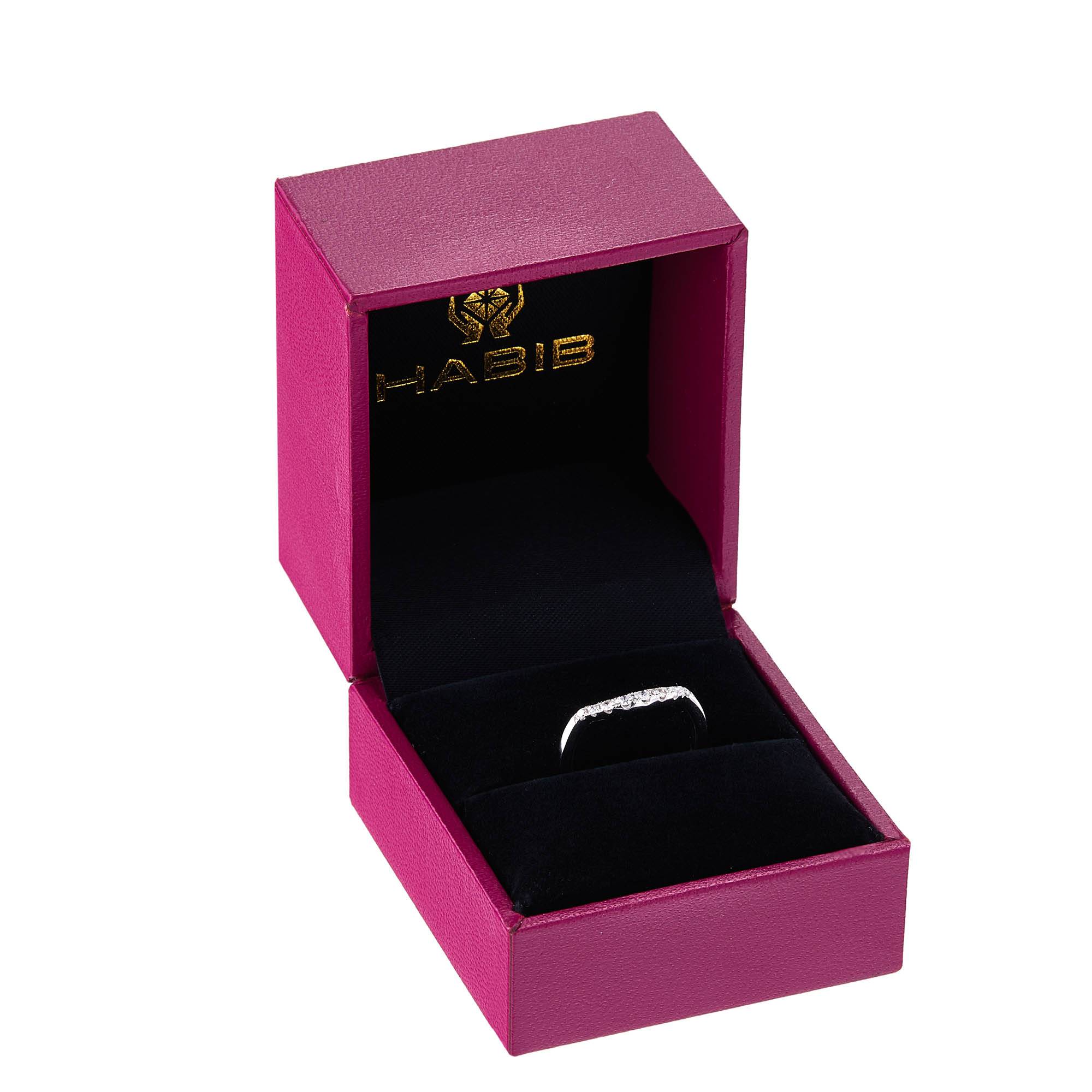 Young Collection Freeform-Shank Round Diamond Ring in 375/9K White Gold ...