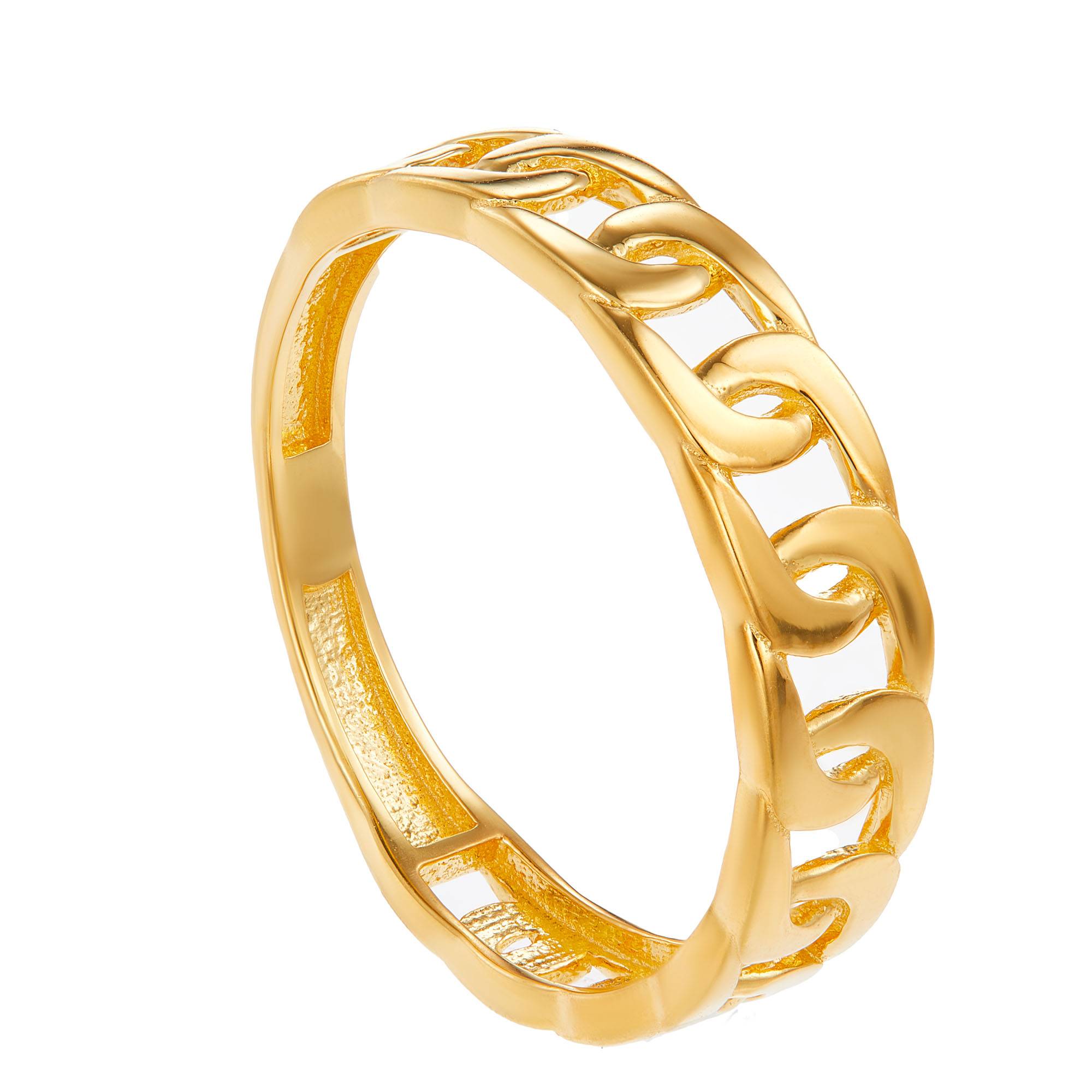 Oro Italia 916 Yellow Gold Ring GR44710121 | HABIB JEWELS