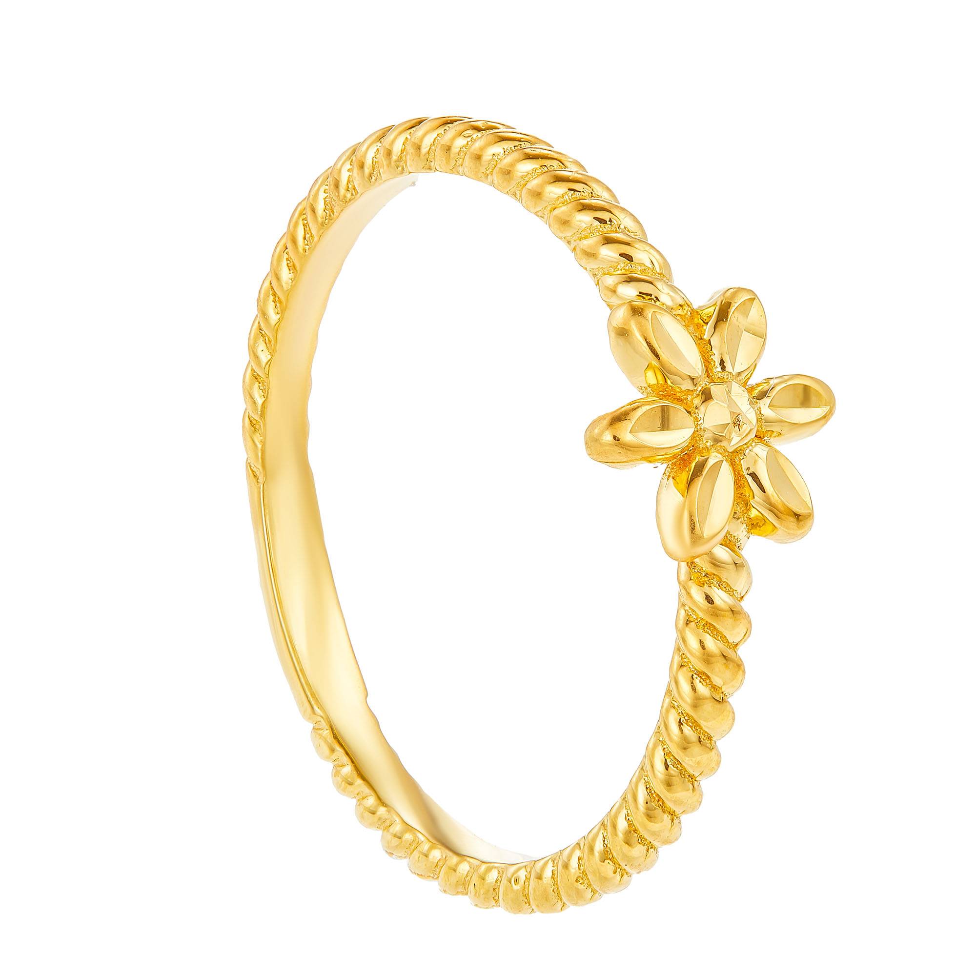 Oro Italia 916 Yellow Gold Ring (2.08G) GR44730321 | HABIB Jewels