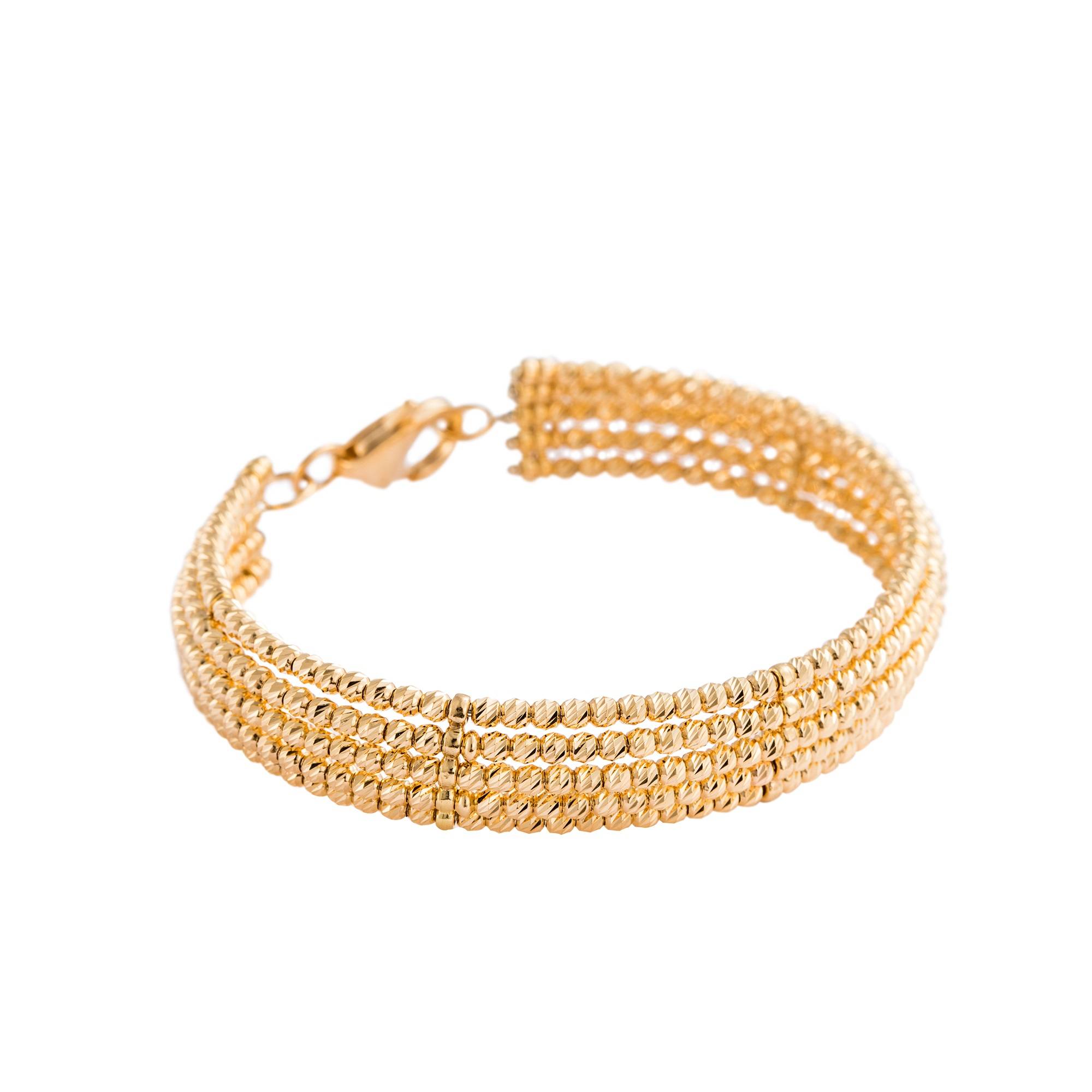 Oro Italia 916 Stella Yellow Gold Bangle (17.90G) GB86630720 | HABIB Jewels