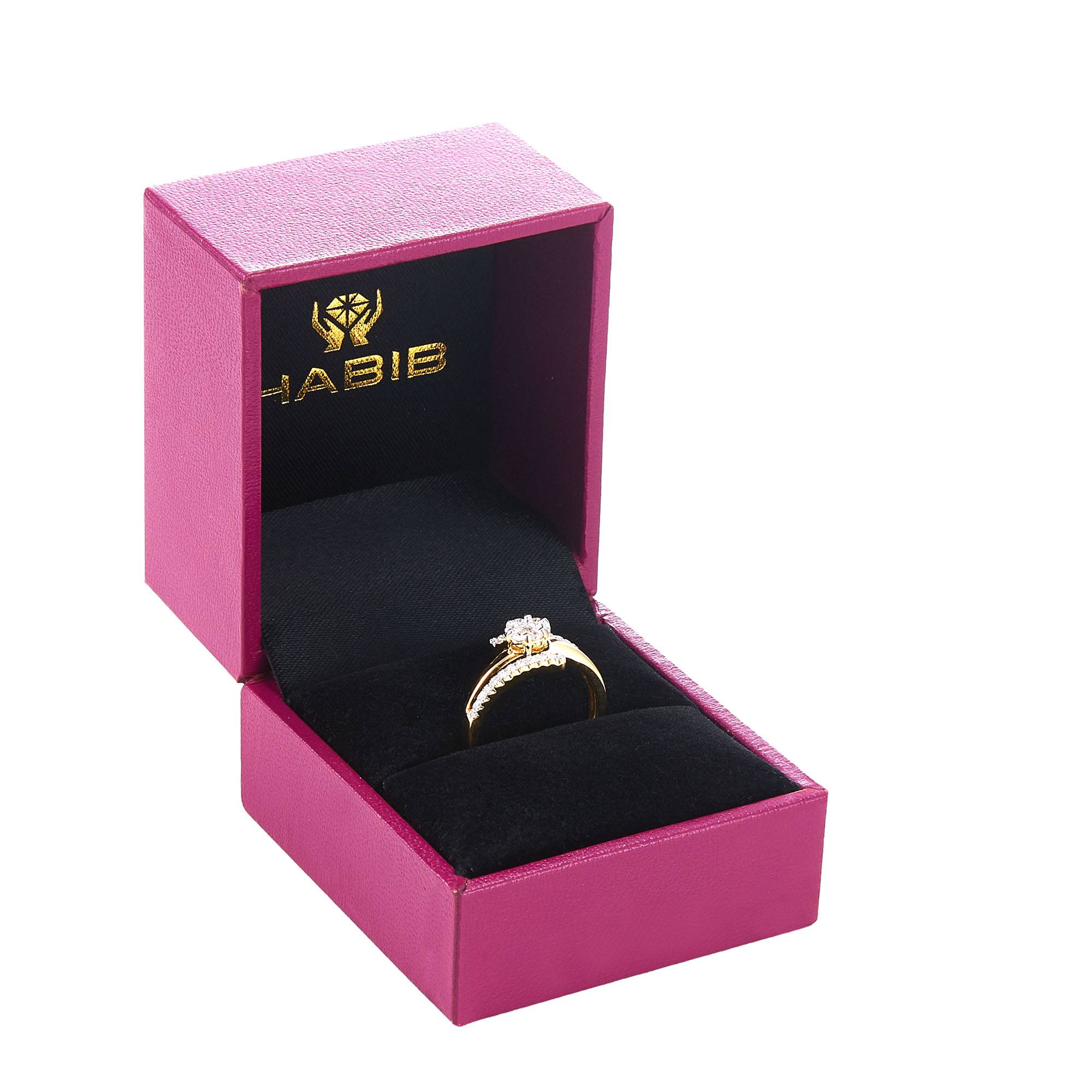 Adore Diamond Ring in 750/18K Yellow Gold 23131 | HABIB Jewels