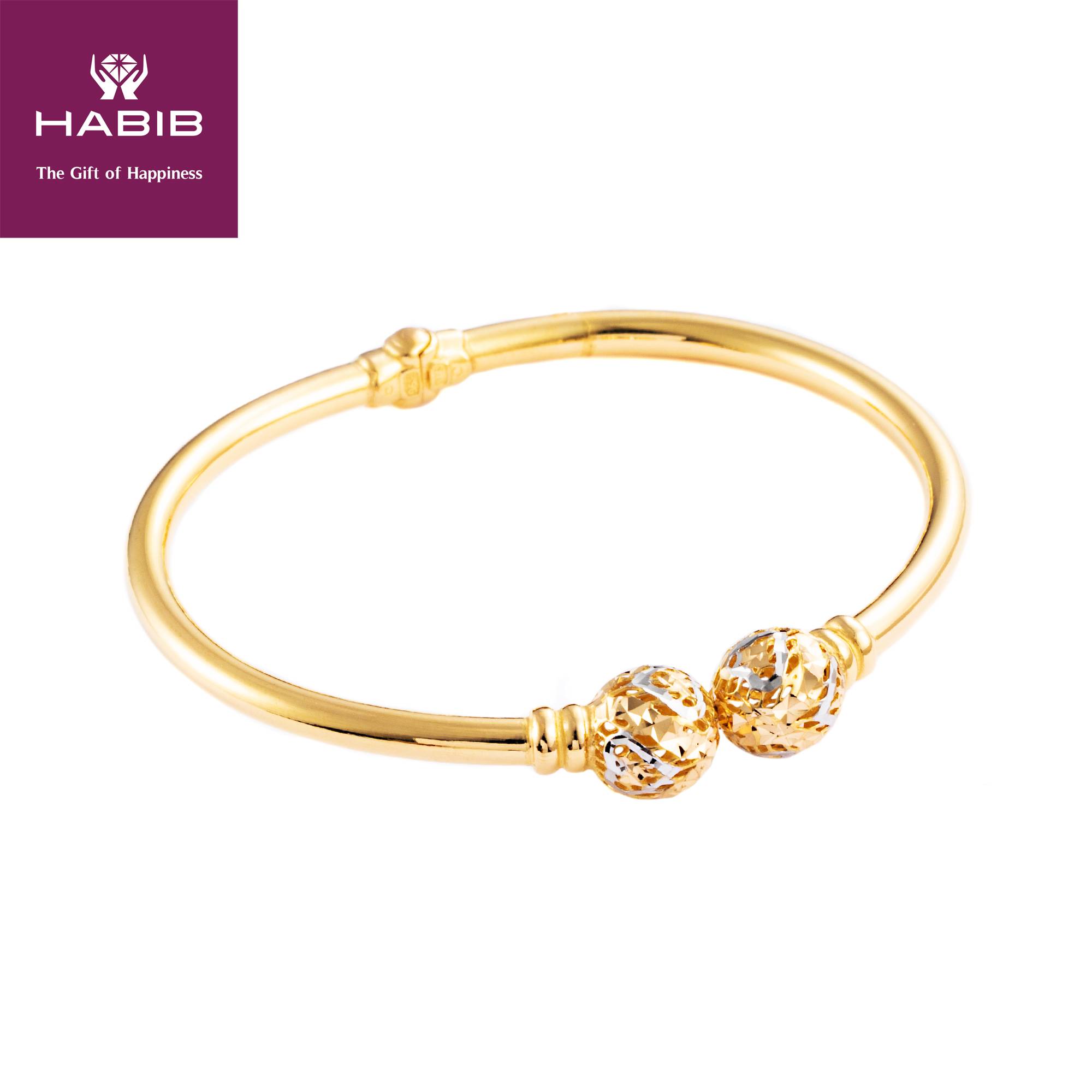 Arissa Gold Bangle, 916 Gold BK15010120 | atelier-yuwa.ciao.jp