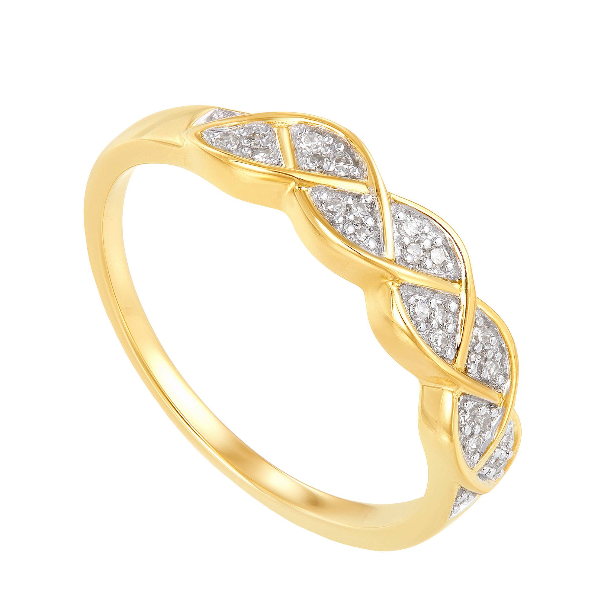 Hadewitch Diamond Ring in 375/9K Yellow Gold 25107 | HABIB Jewels