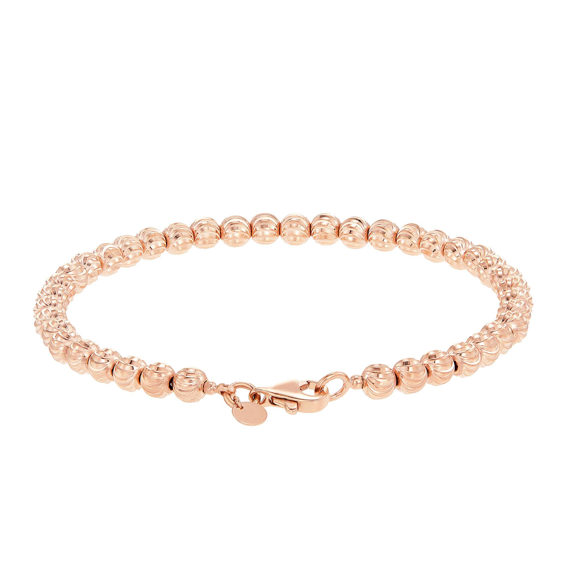 Oro Italia 916 Piccolo Rose Gold Bracelet GW36560820(R) | HABIB
