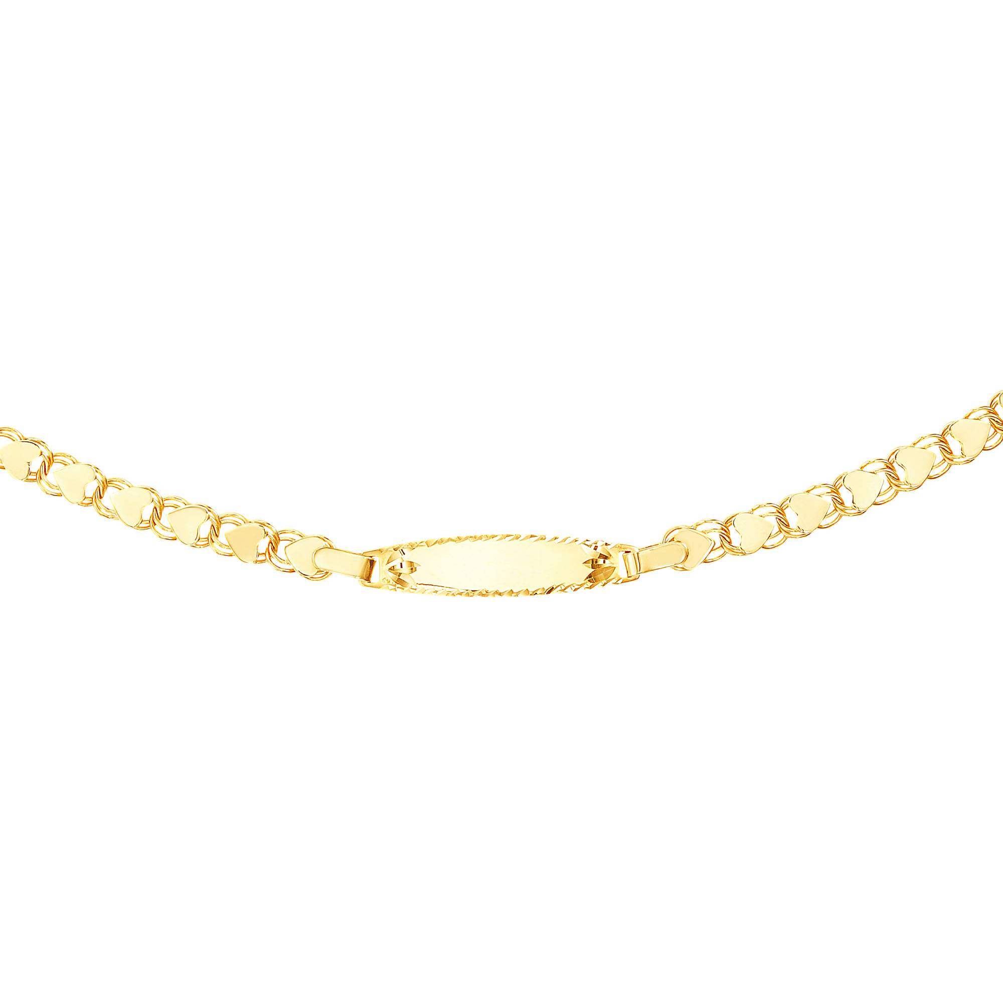 Oro Italia 916 Yellow Baby Gold Bracelet GW39770222(BBY)