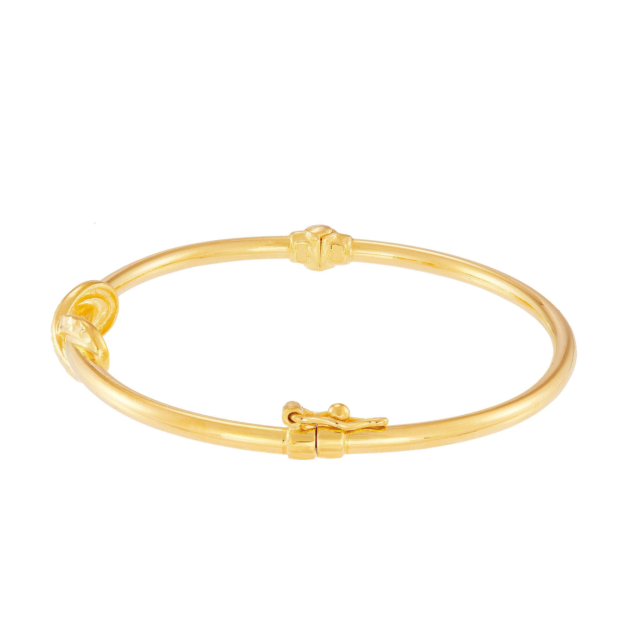 Amalia Yellow Gold Bangle, 916 Gold BK16120322(C)