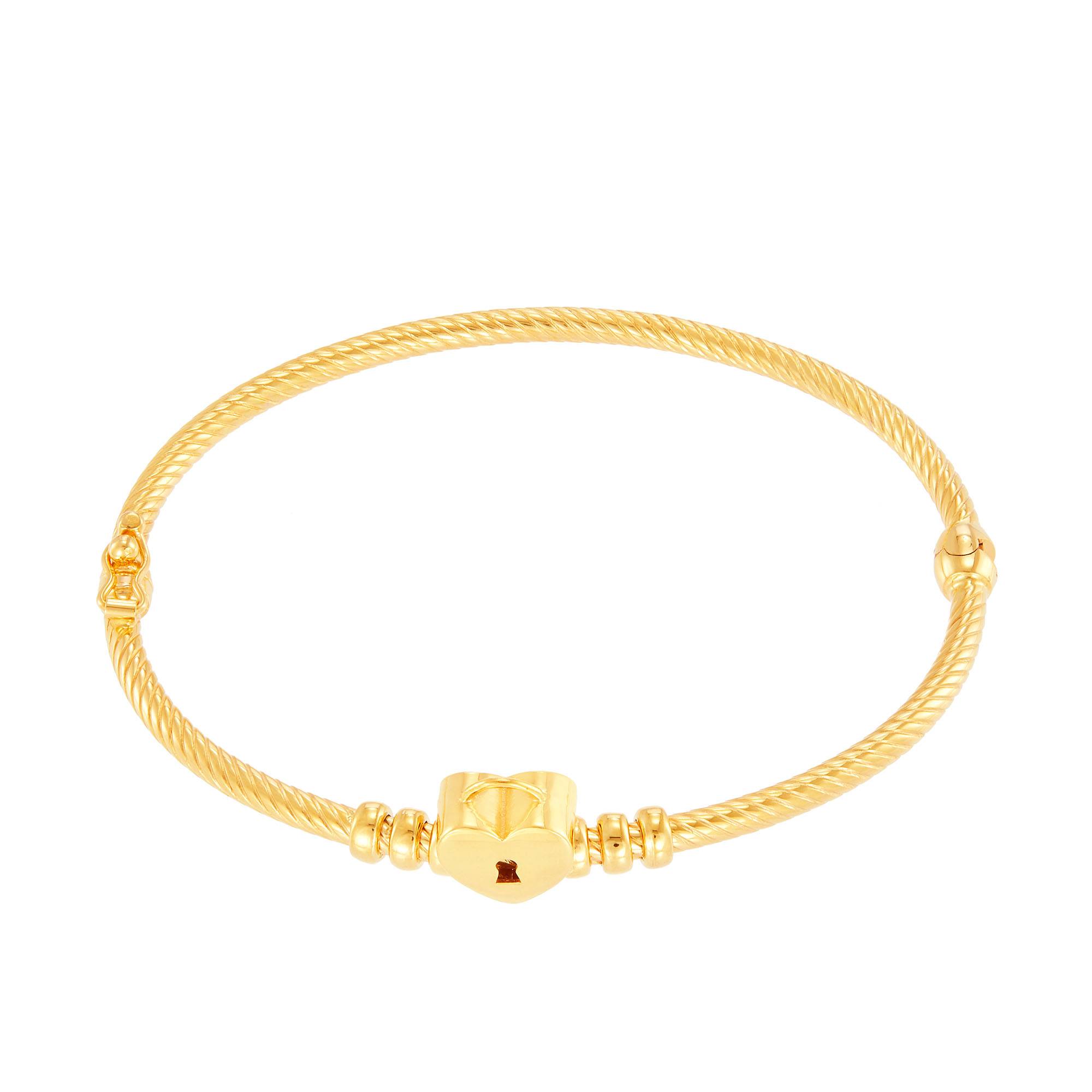 Oro Italia 916 Yellow Gold Bangle, 916 Gold GB88520122