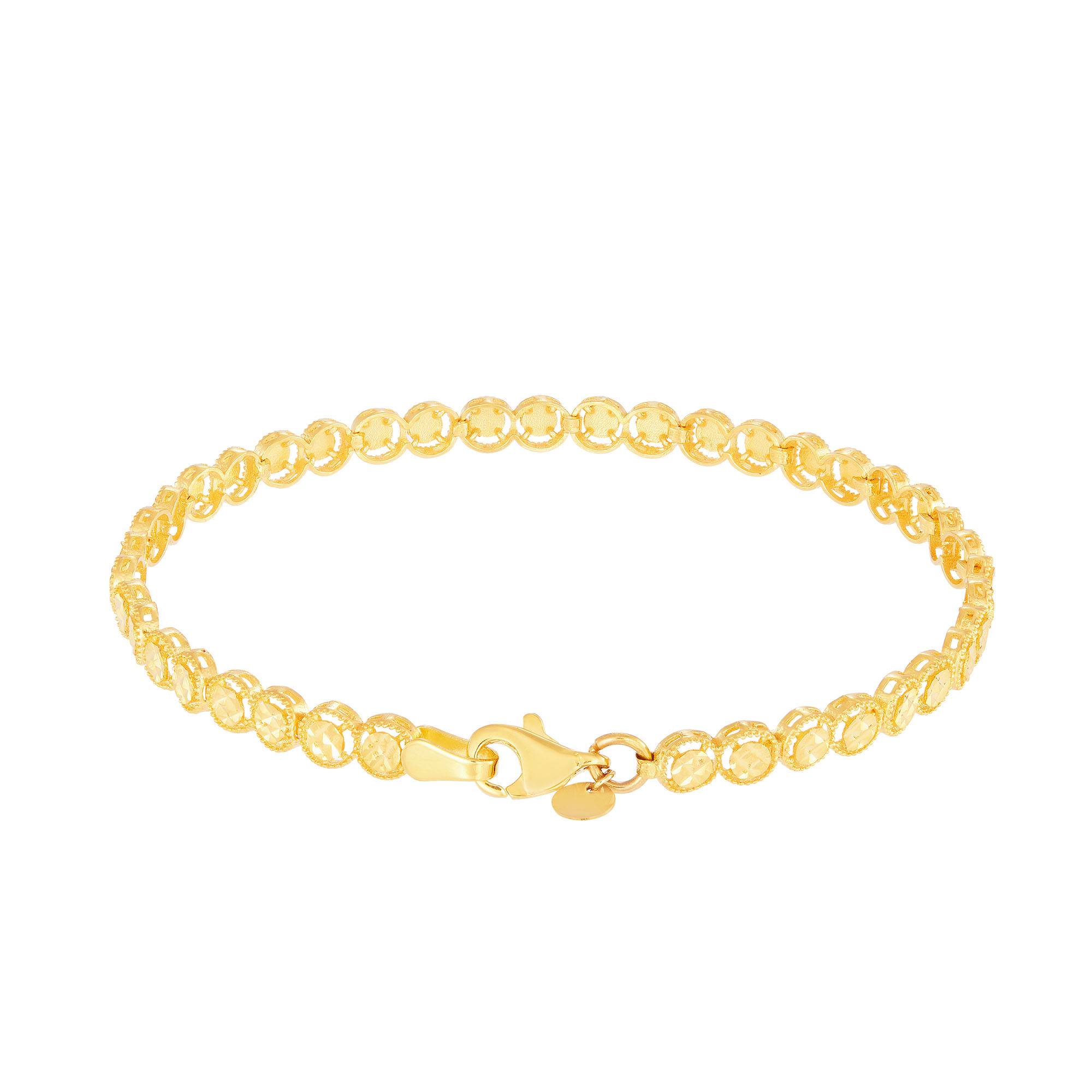 Oro Italia 916/22K Yellow Gold Bracelet GW39720222