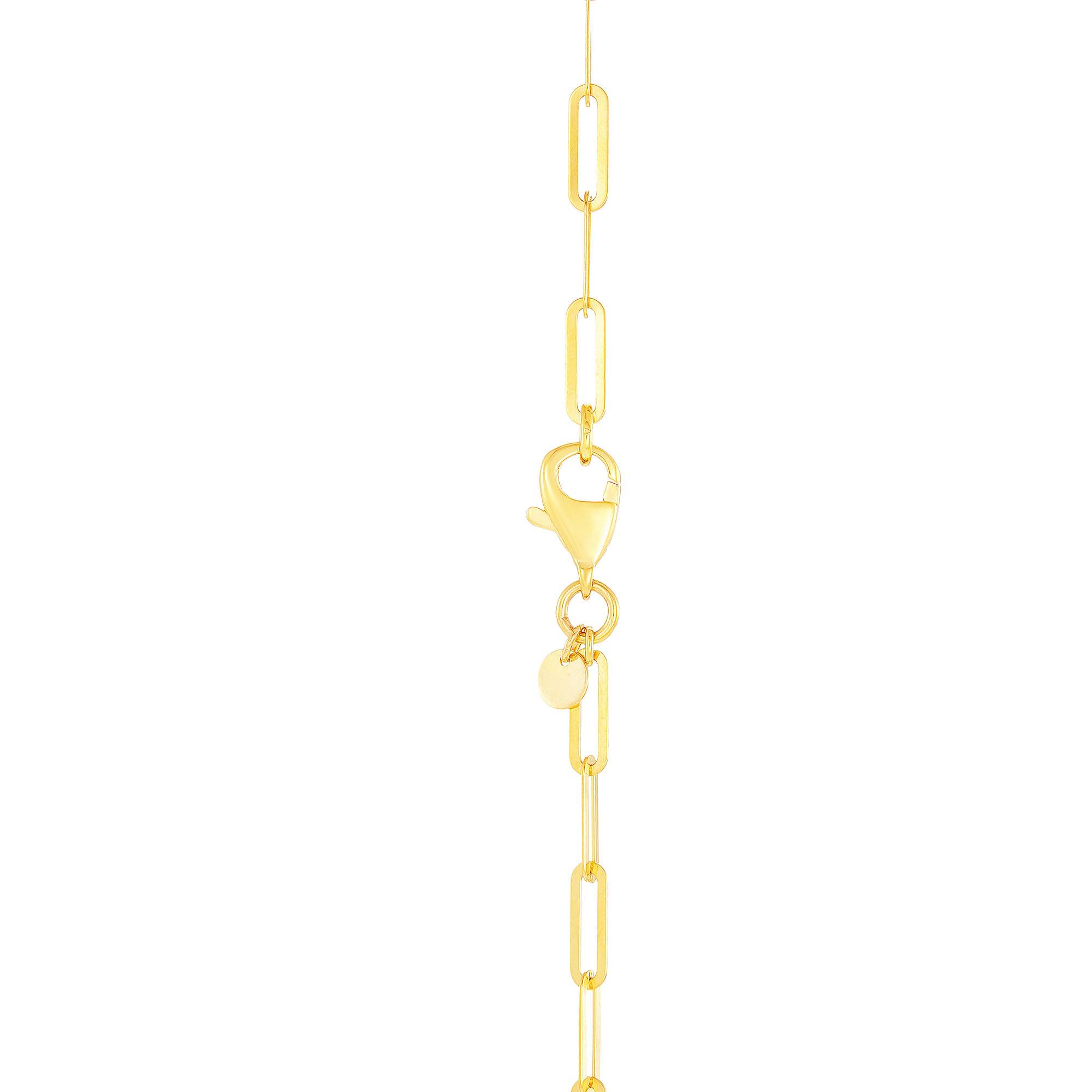 Twinsie Loop White and Yellow Gold Pendant 916 Gold | HABIB Jewels